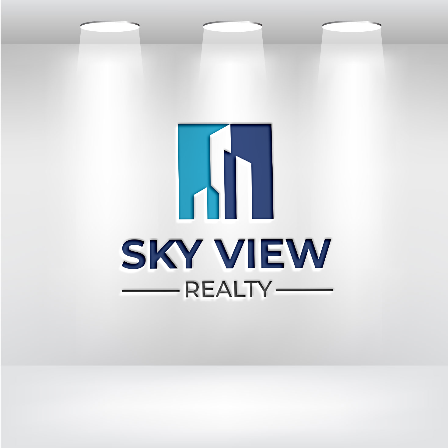 Elegant, Playful Logo Design for Sky View Realty by HelloGraphix ...