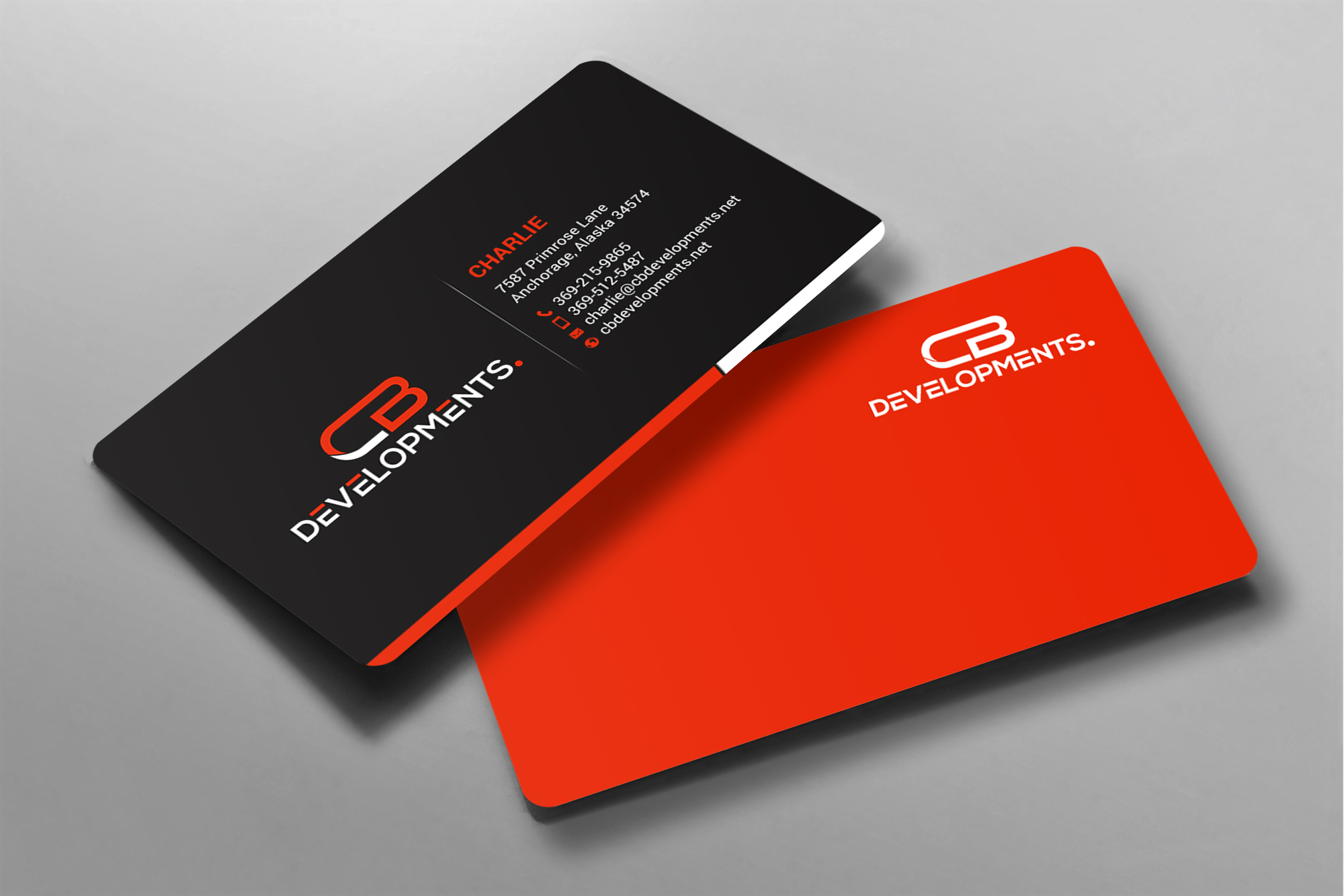 Elegant, Professional, Construction and development Business Card ...