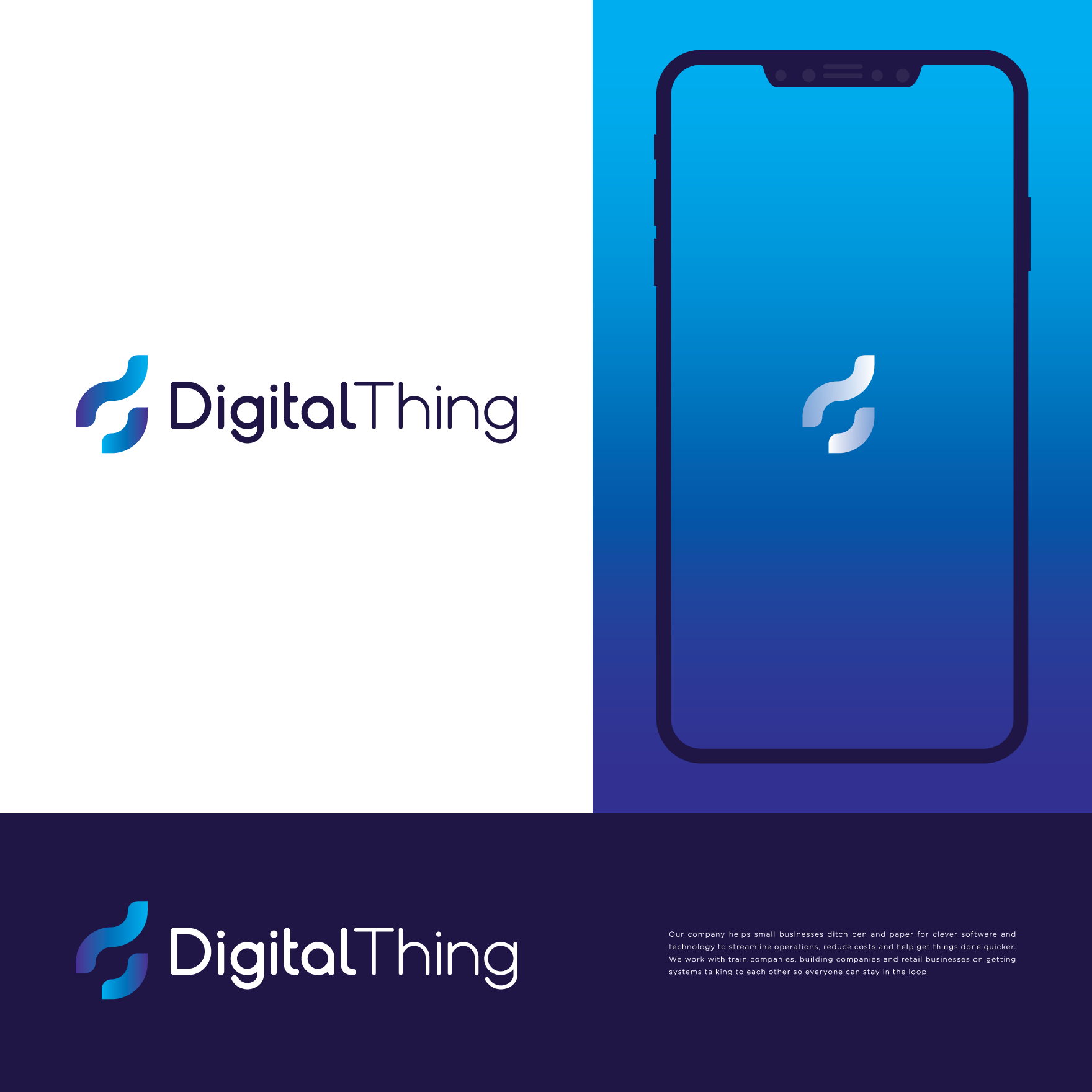 Bold, Modern, Technology Logo Design for Digital Thing by ds ...