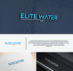 Elegant, Playful, water condtioning Logo Design for Elite Water ...