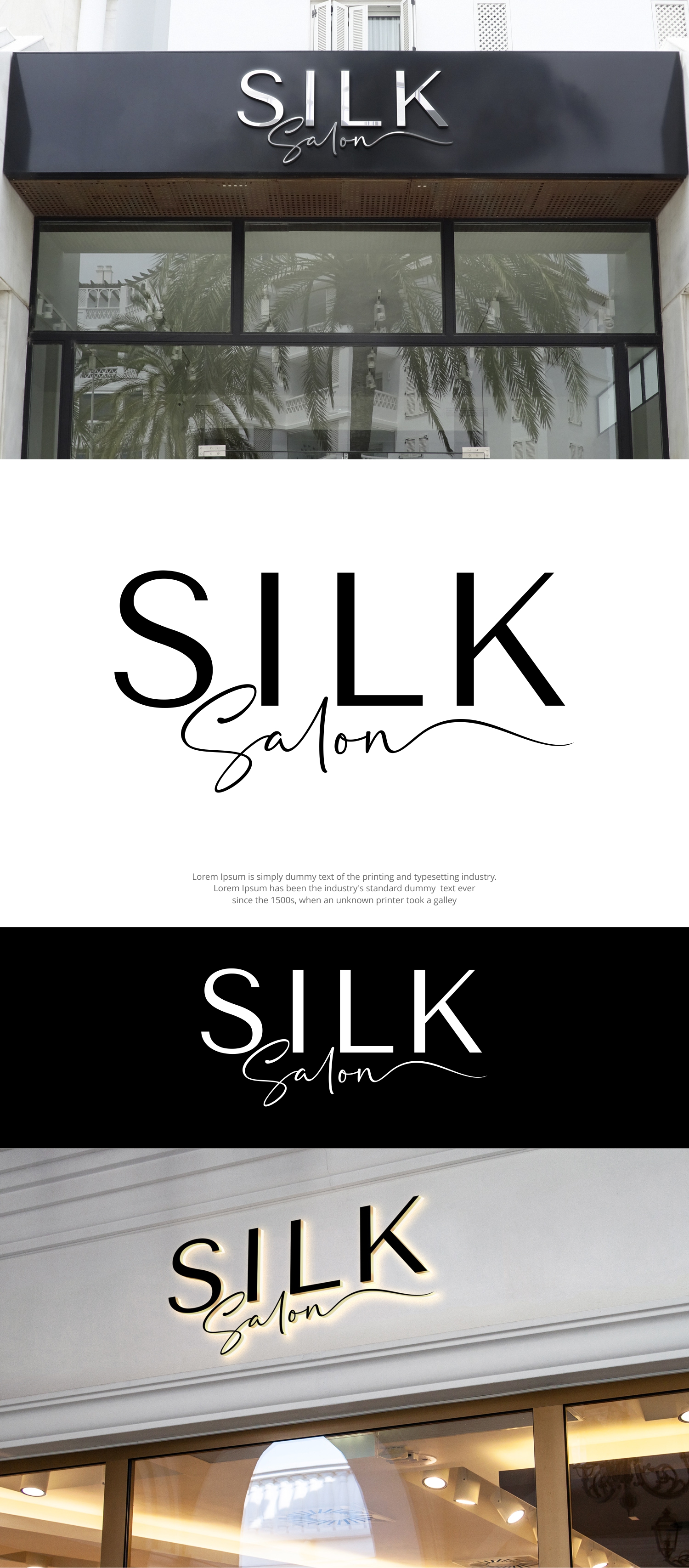 Serious, Modern, Hair salon Logo Design for SILK salon by CIG Designer ...