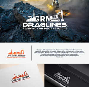 Goonyella Riverside Mine Draglines | 22 Logo Designs for GRM Draglines ...