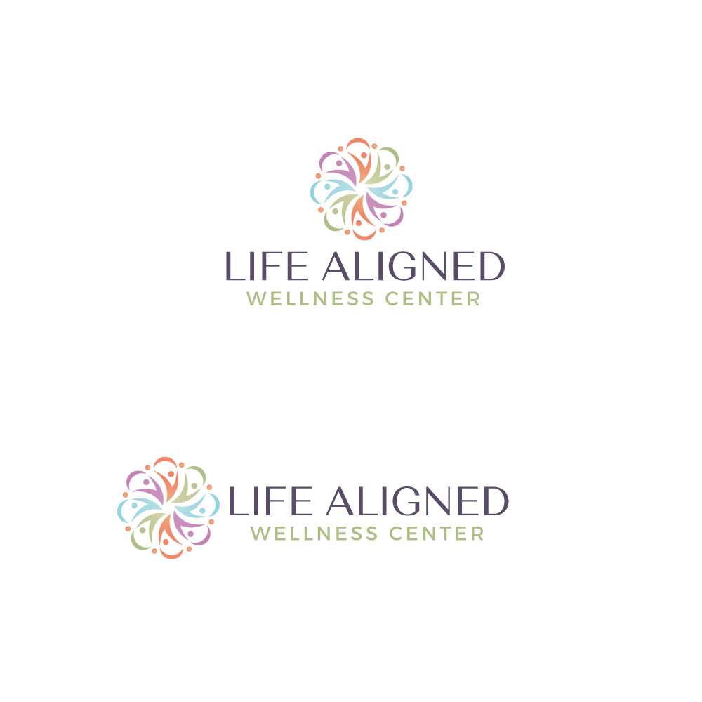Logo Design for Life Aligned Wellness Center by CMYKINK | Design #27754240