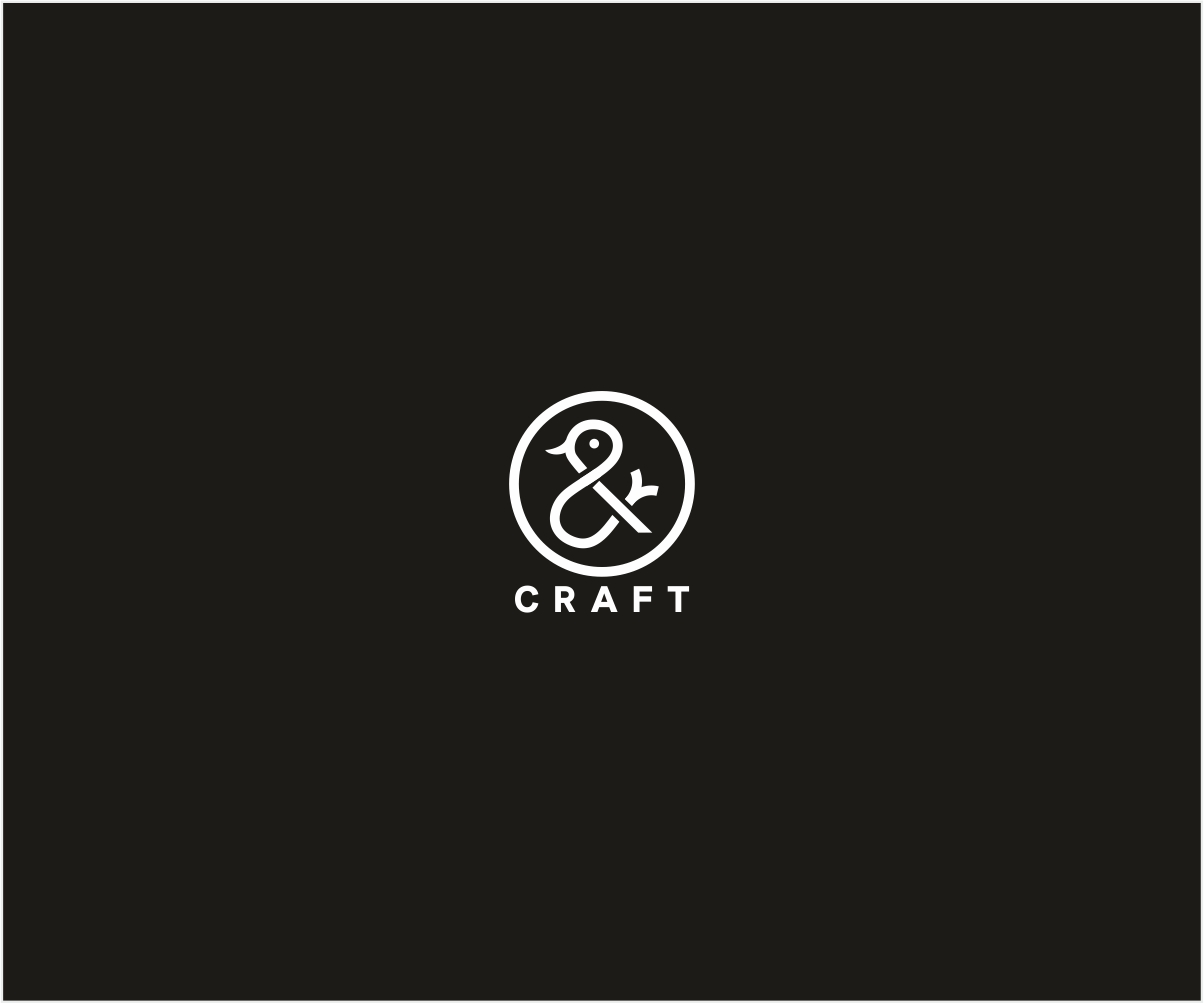 Logo Design for Focus on the '&' with 'craft' in small print by ...
