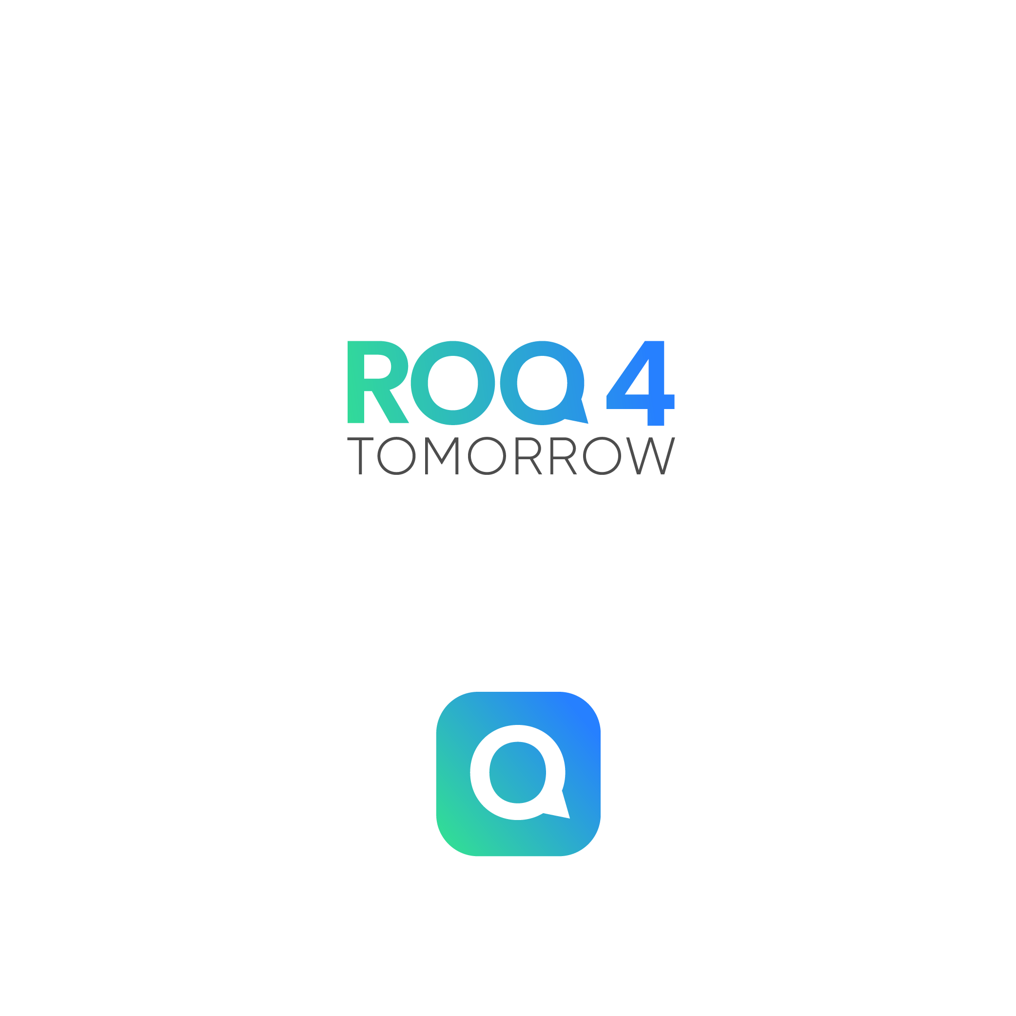 Upmarket, Playful, marketing communications consultancy Logo Design for ROQ 4 Tomorrow (or Roq 4 ...