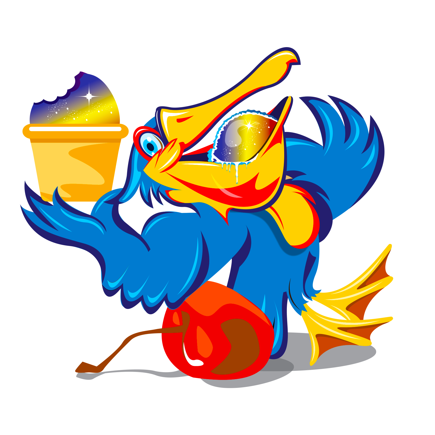 Playful, Personable, Food, ice cream Logo Design for Big Bite Shave Ice ...