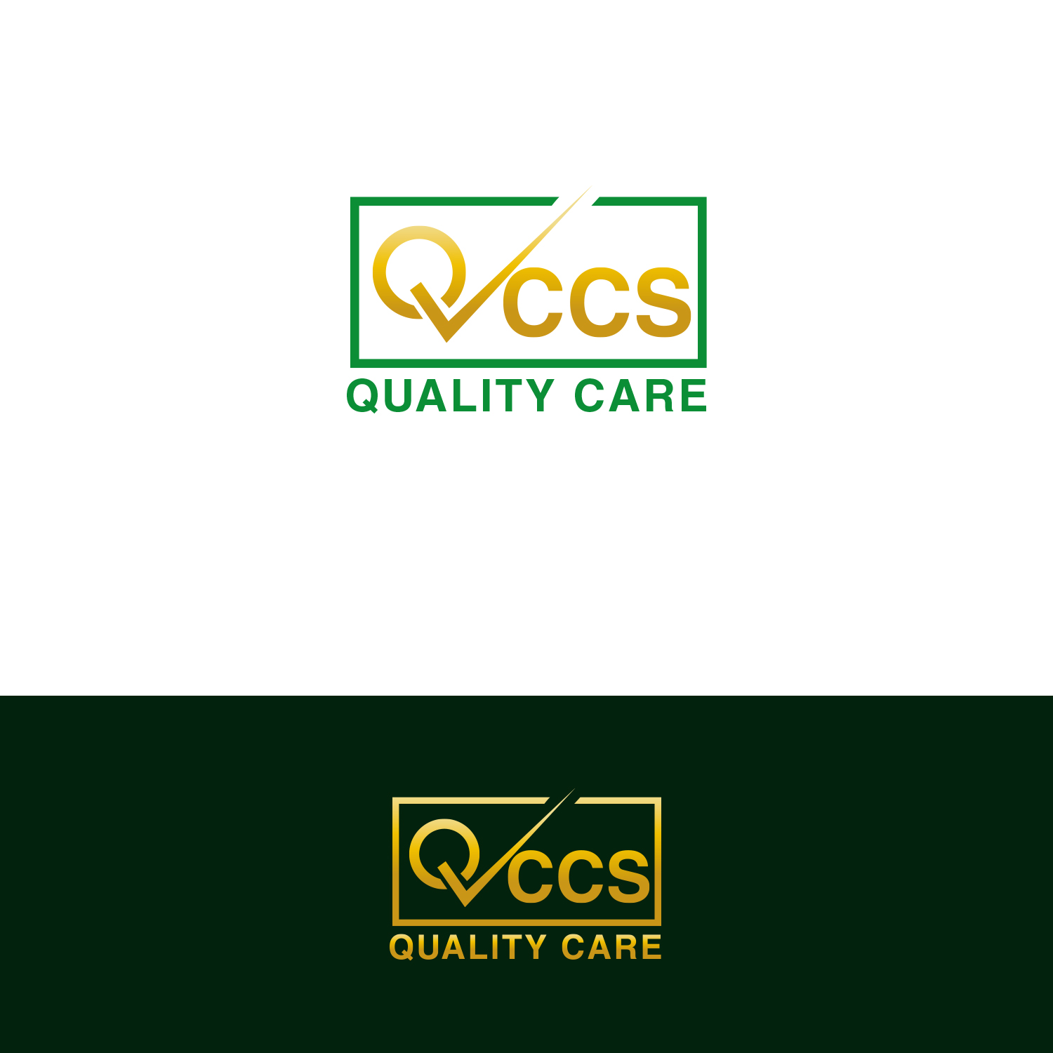 Elegant, Playful Logo Design for Quality Care or QCCS by MG.graphics ...