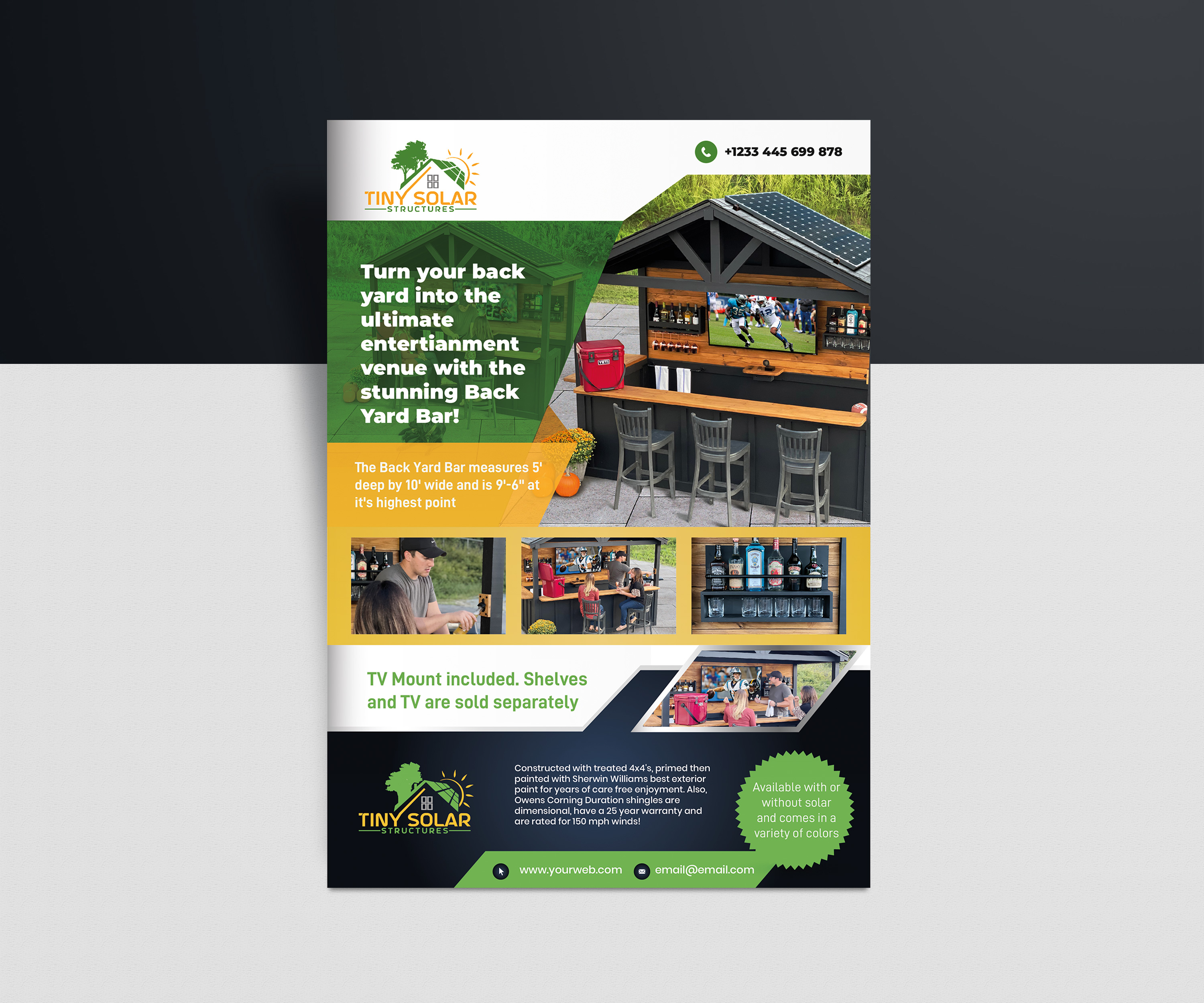 Elegant, Playful Flyer Design for a Company by amitt.me | Design #27763542