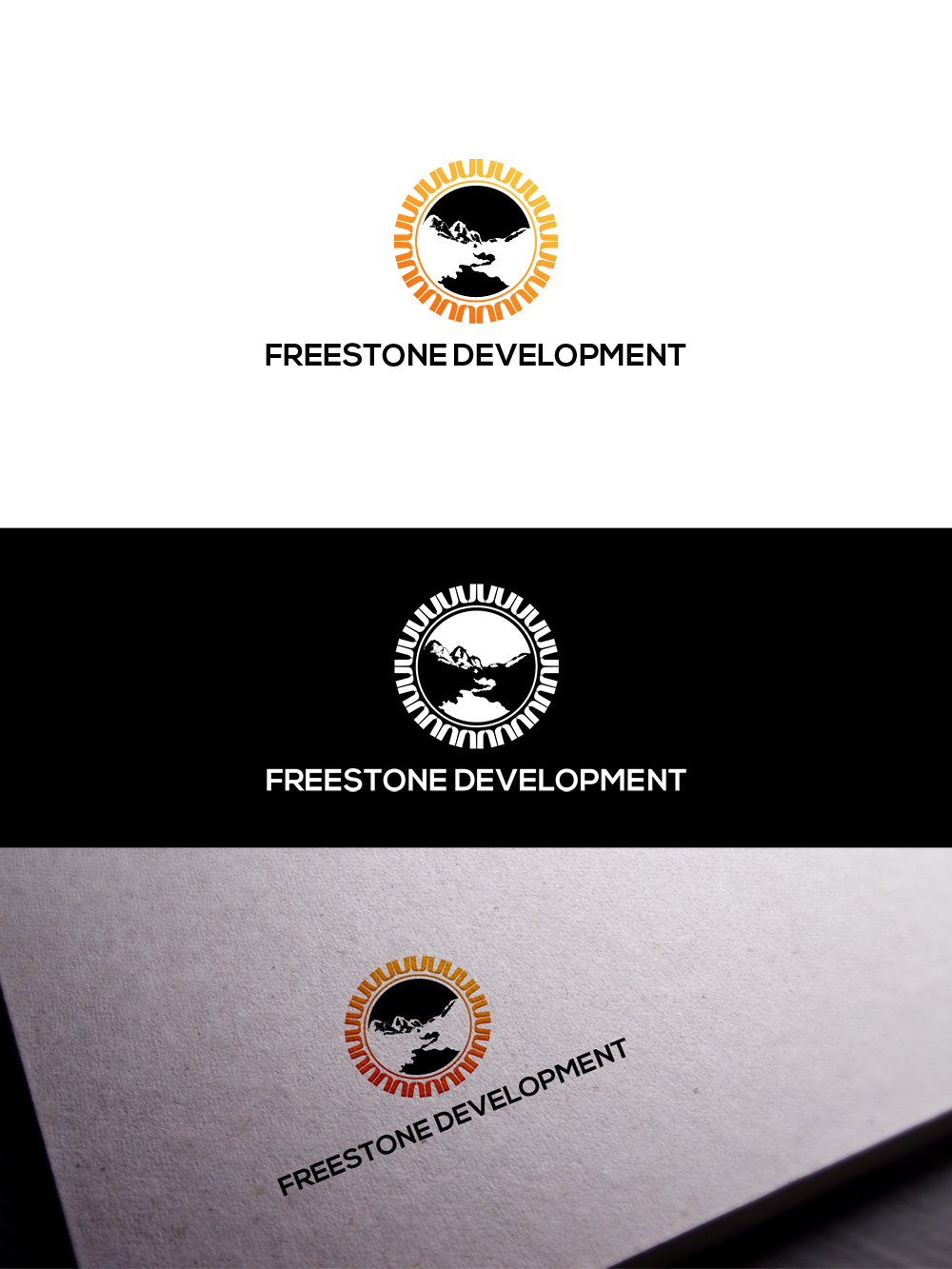 Professional, Modern, Real Estate Logo Design for Freestone Development ...