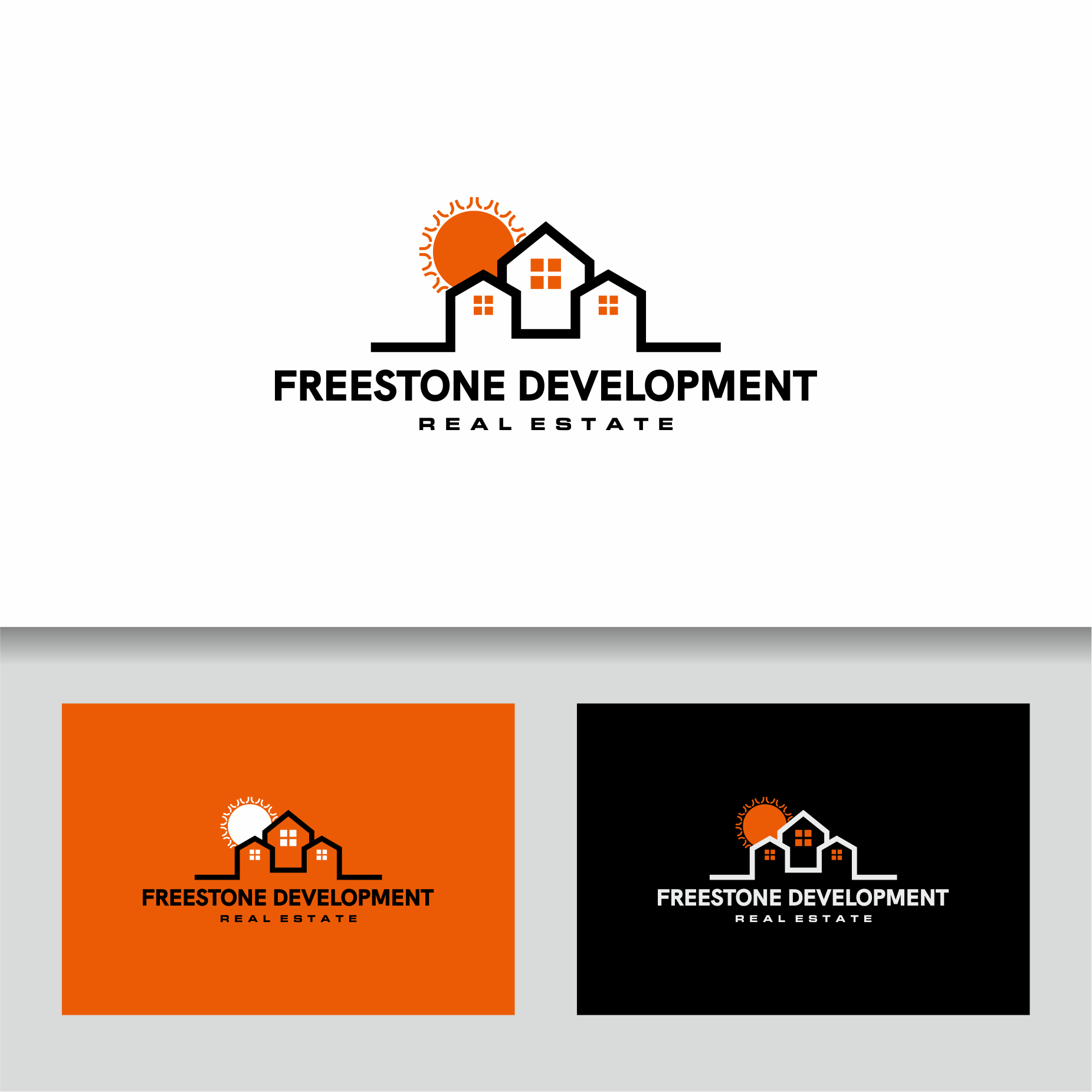 Professional, Modern, Real Estate Logo Design for Freestone Development by Sibyle | Design #27779945