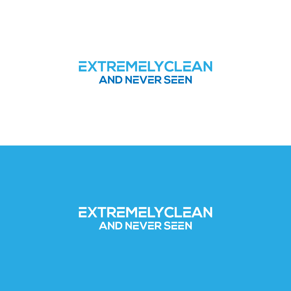 Logo Design for Extremely Clean and Never Seen by AlphabetZero.co.uk ...