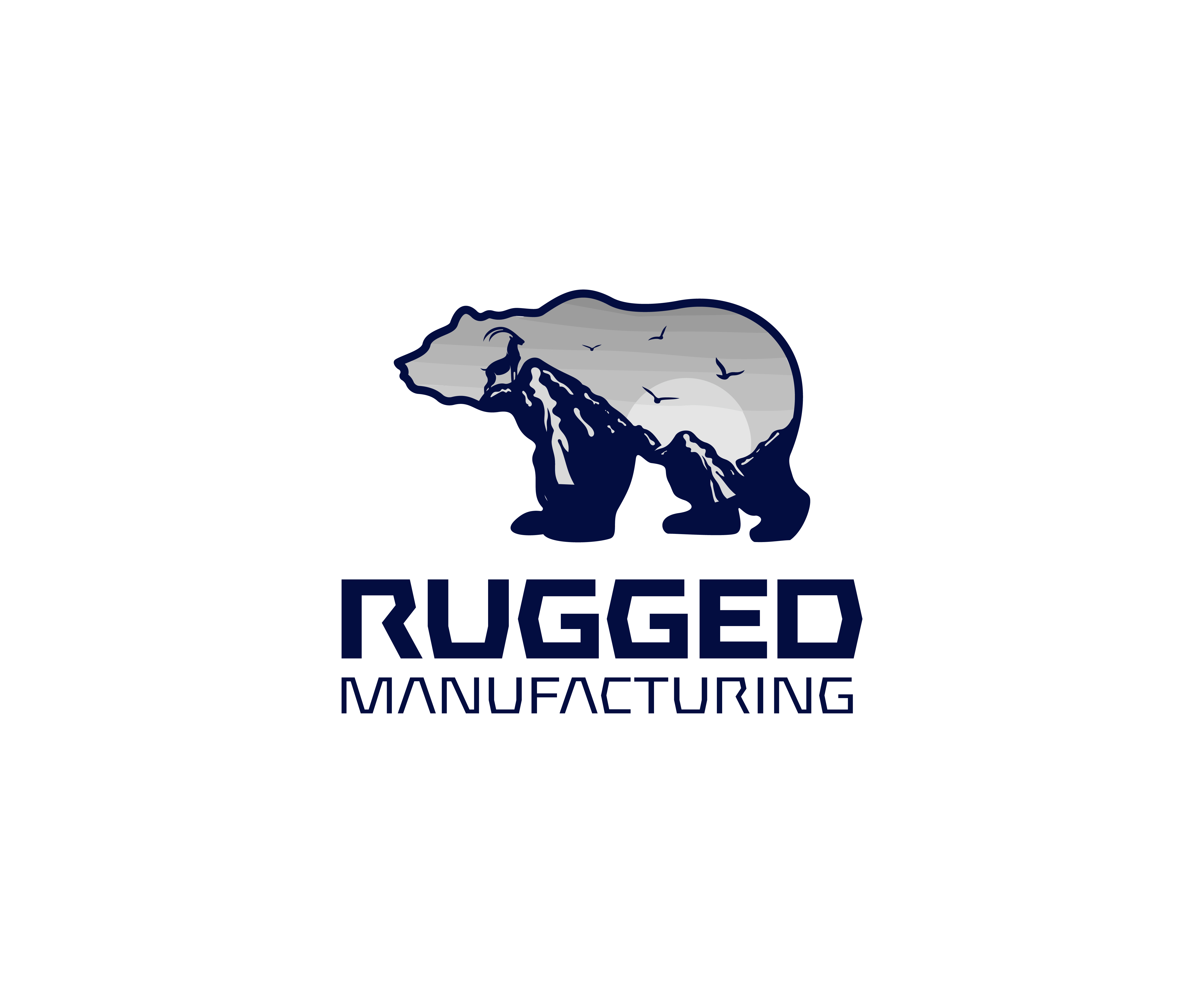 Masculine, Elegant, manufacturing Logo Design for RUGGED MANUFACTURING ...
