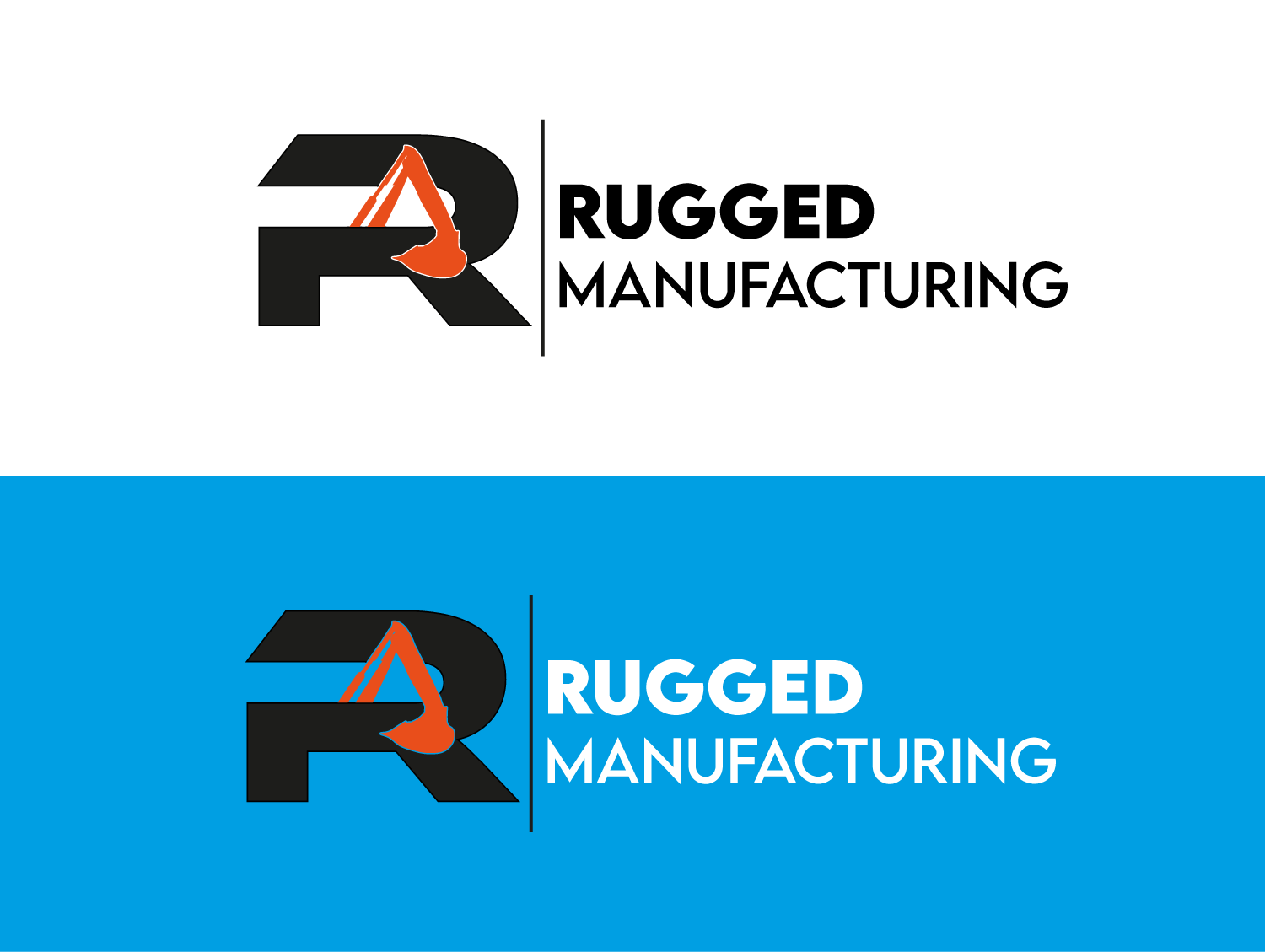 Masculine, Elegant, manufacturing Logo Design for RUGGED MANUFACTURING ...