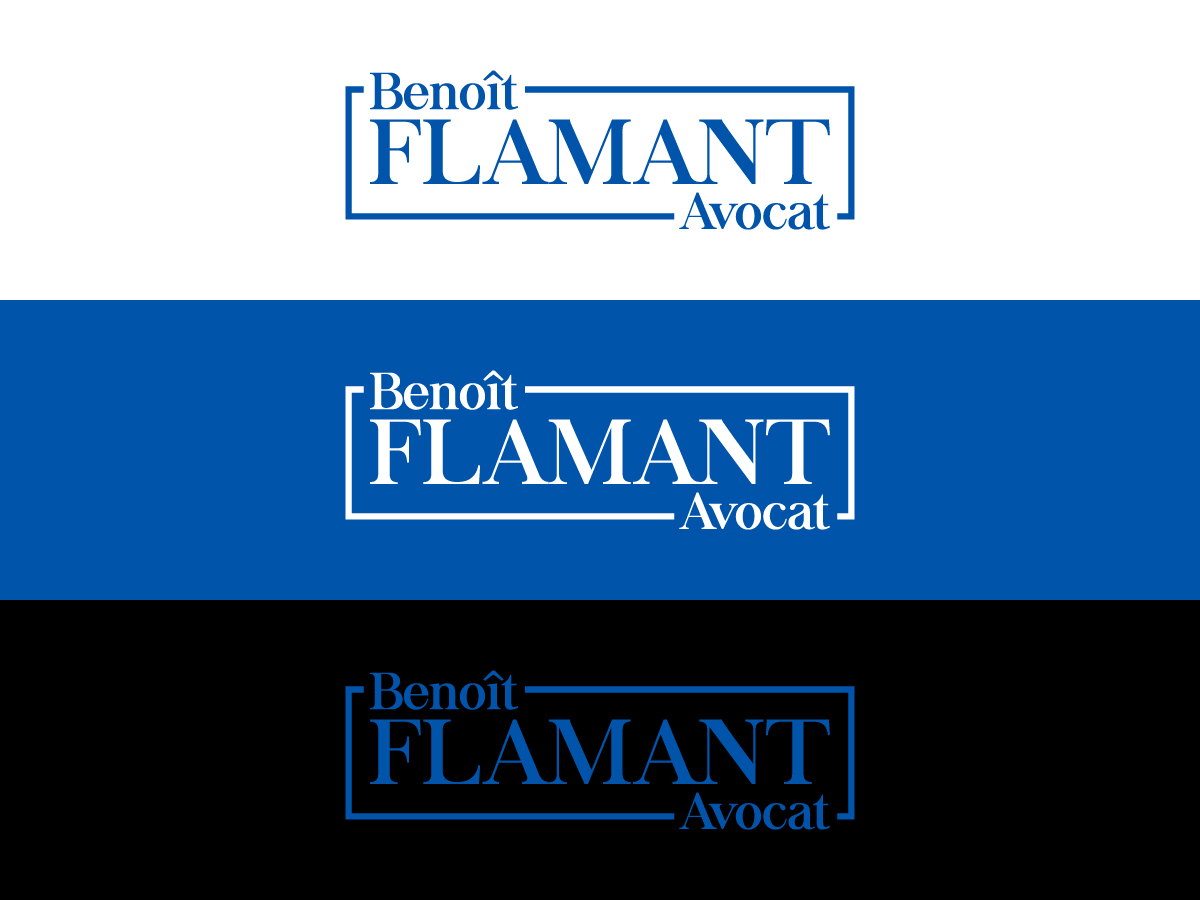 Elegant, Serious, Law firm, public law Logo Design for Benoît FLAMANT Avocat by 439 Creations ...