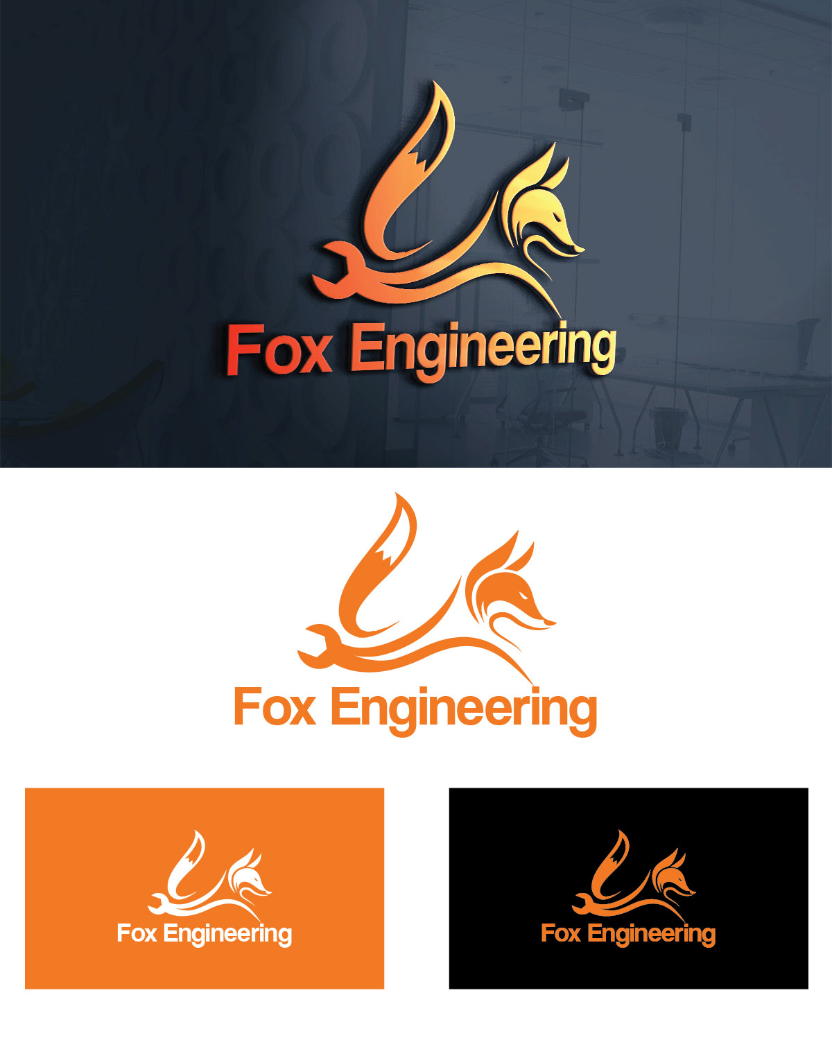 Elegant, Playful Logo Design for Fox Engineering by Isnah Logo | Design ...