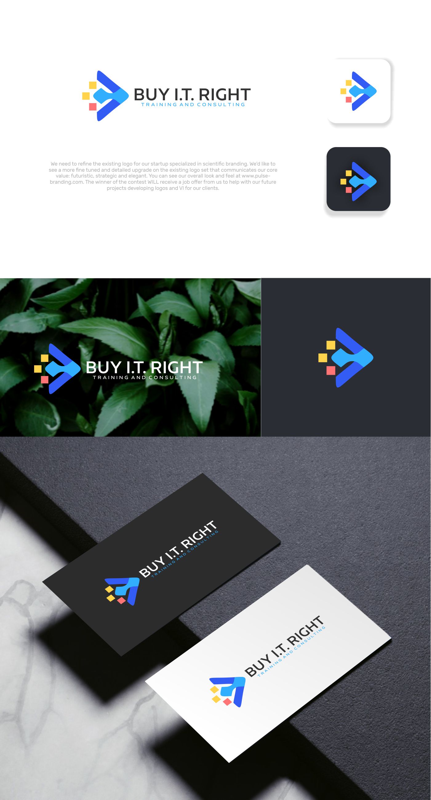 Serious, Professional, Information Technology purchasing Logo Design ...