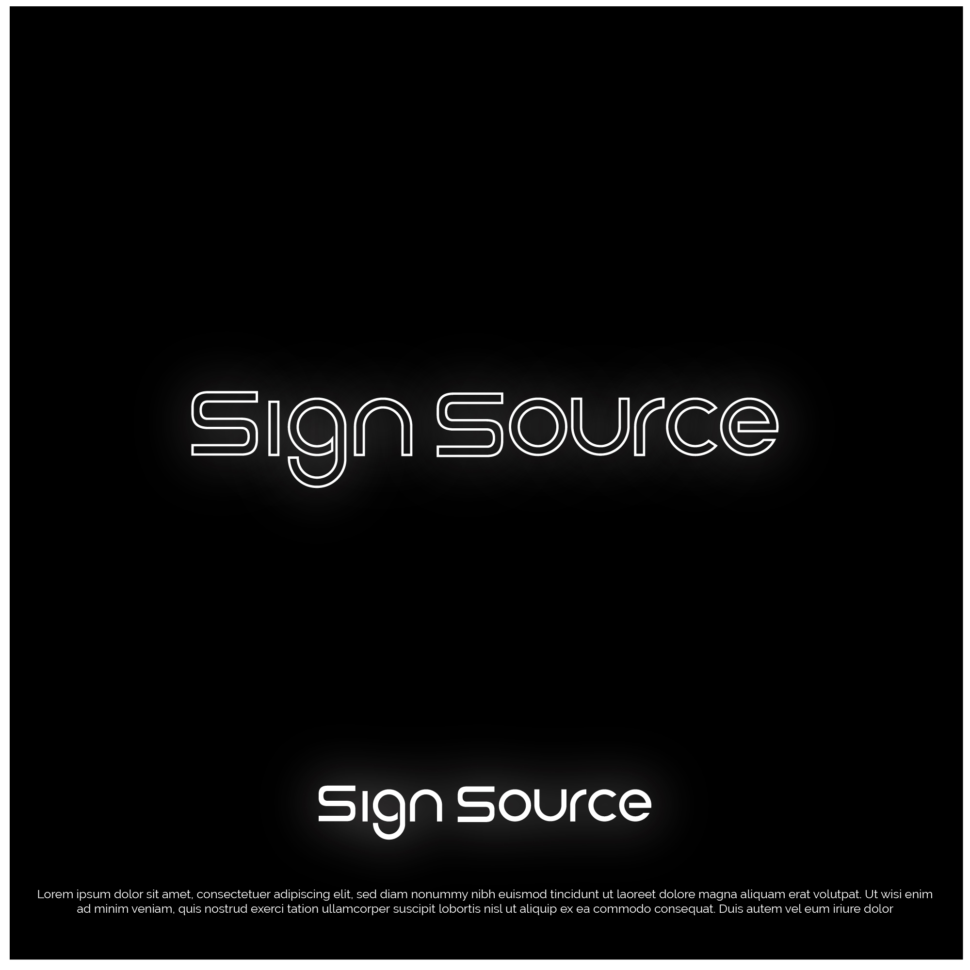 Logo Design for Sign Source by JoseDesign | Design #27812709