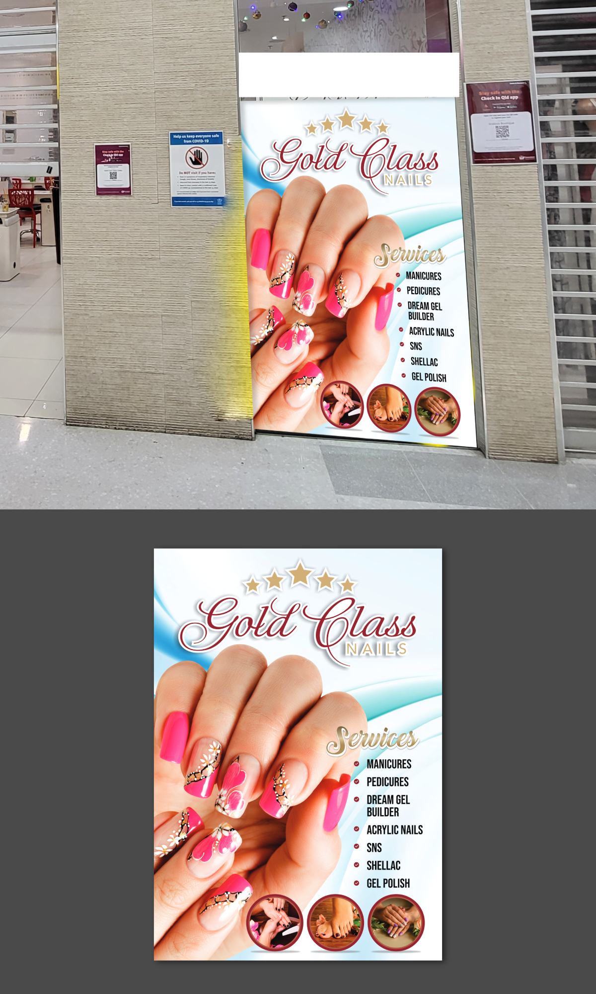 Signage Design for ProfessioNAIL Indooroopilly by ecorokerz | Design ...