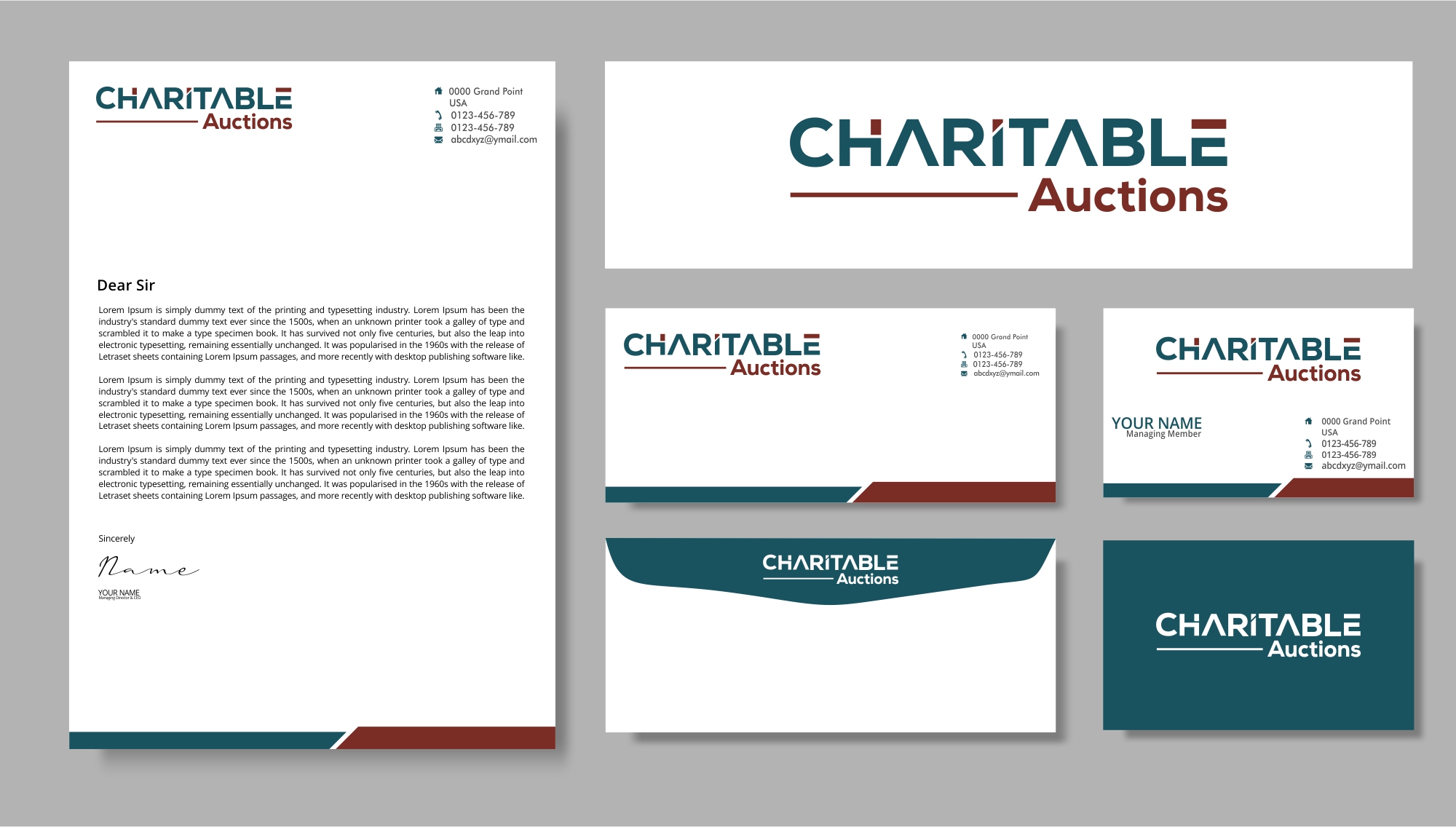 Modern, Professional, Auction Logo Design for Charitable Auctions by ...