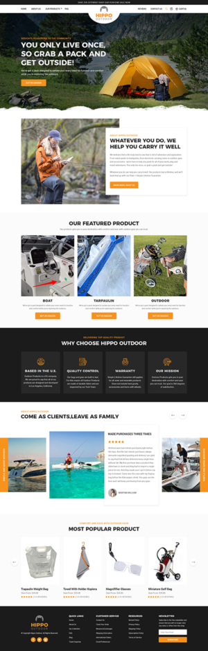 Outdoor Websites | 19 Custom Outdoor Web Designs
