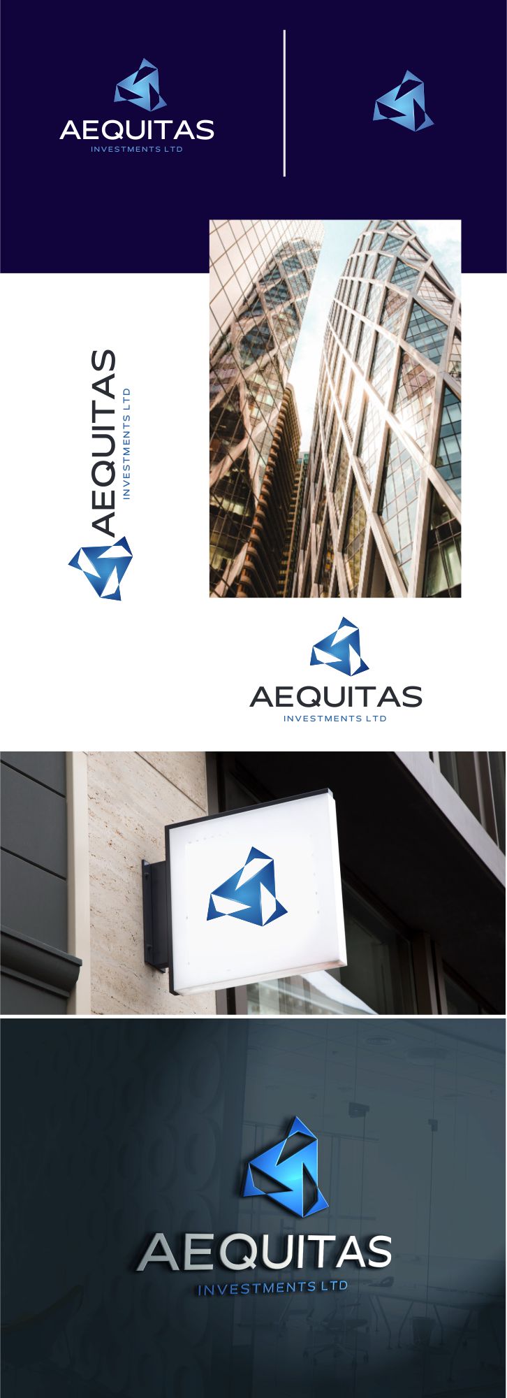 Logo Design for Aequitas Investments Ltd by SigmaStudio | Design #27829580