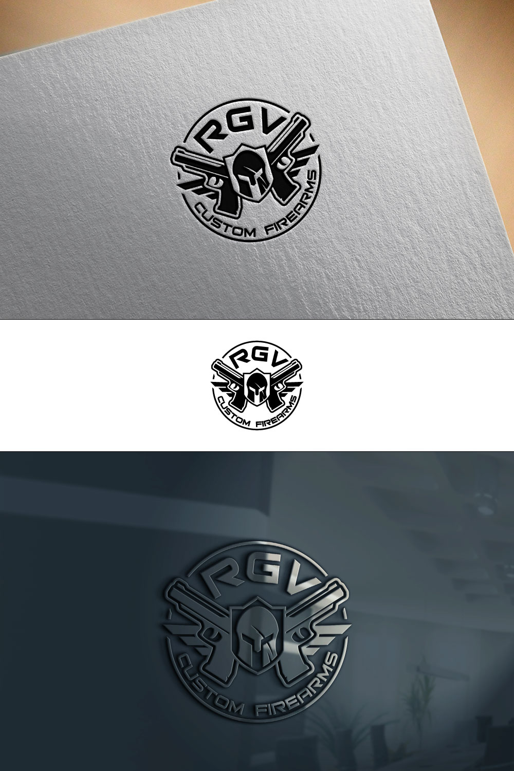 Elegant, Playful Logo Design for RGV Custom Firearms by Harry potter ...