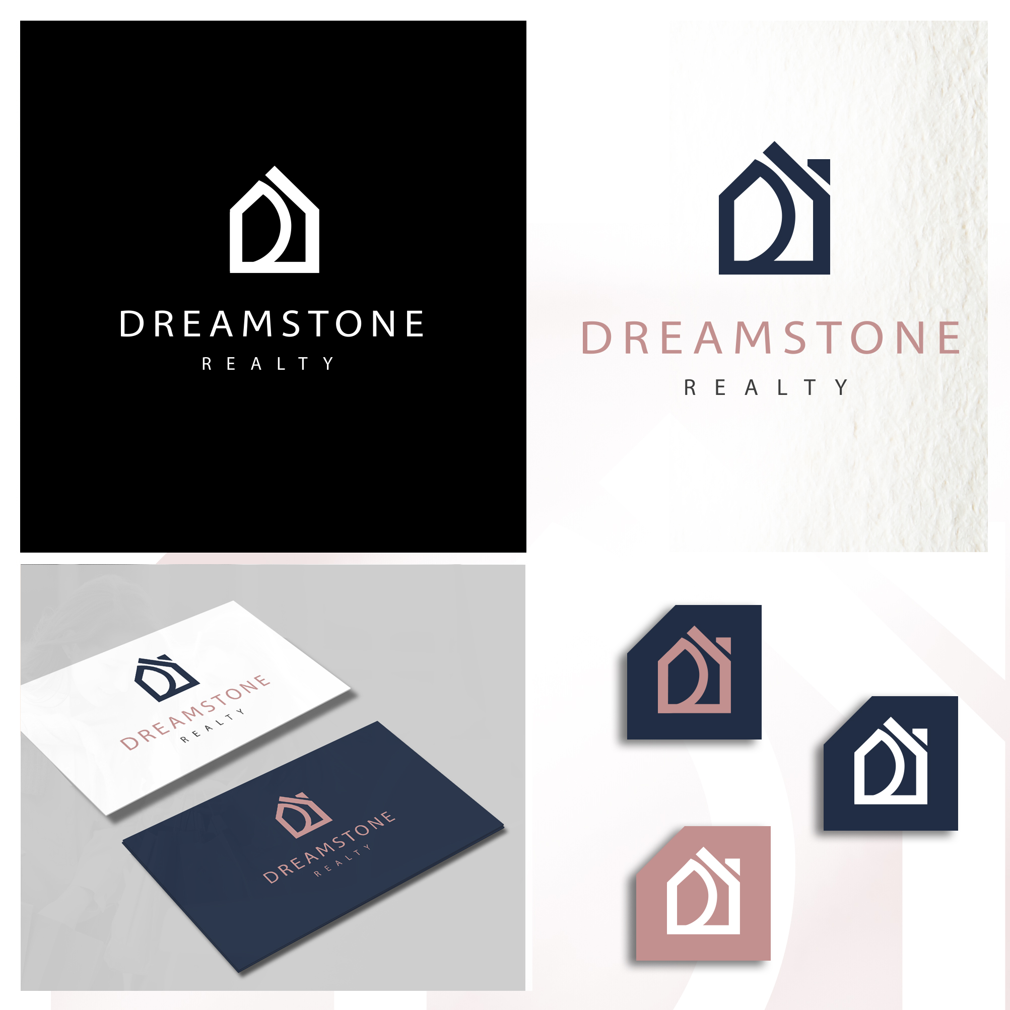 Elegant, Playful, Real Estate Logo Design for Dreamstone Realty by ...