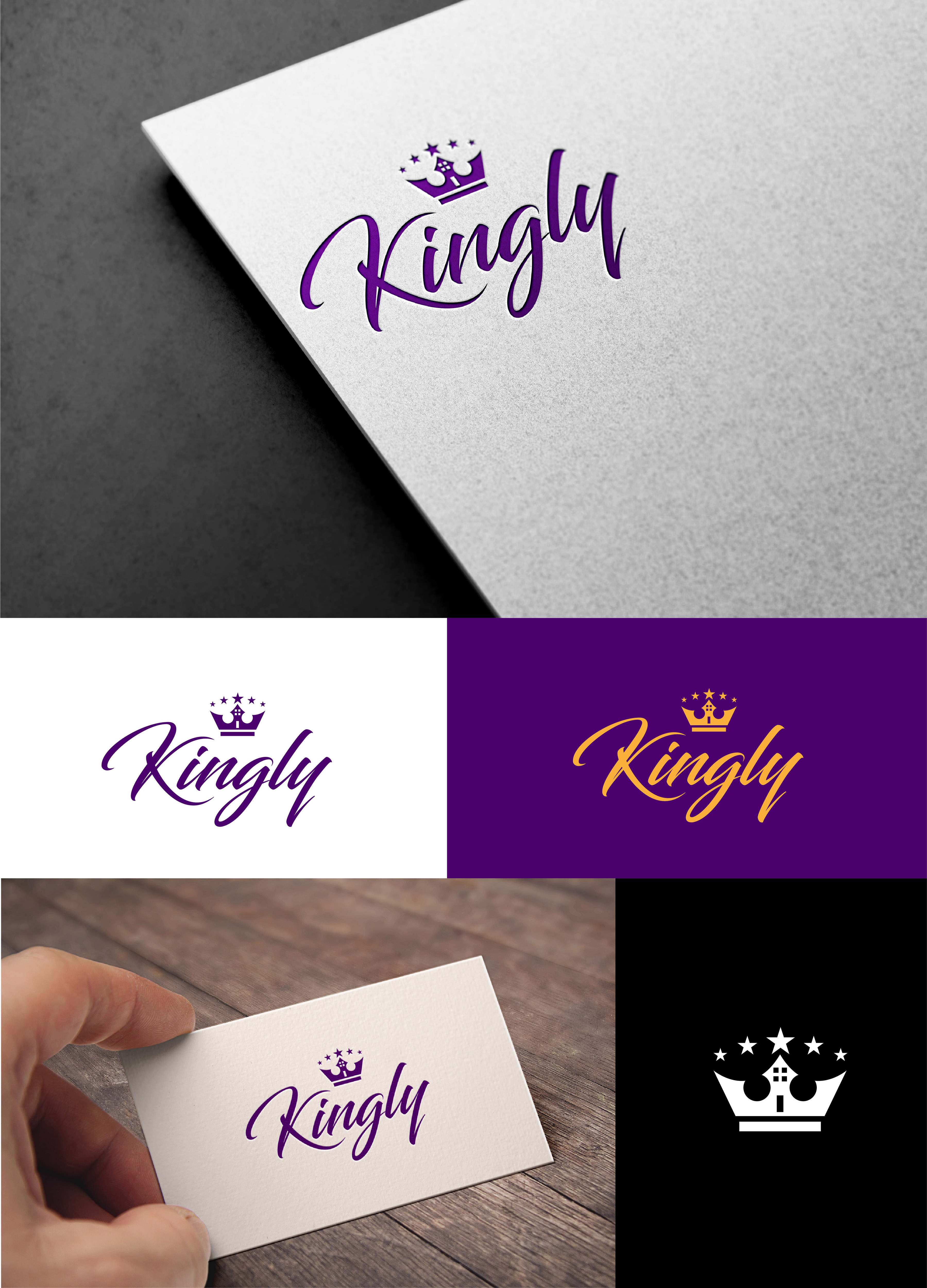 Elegant, Playful, vacation rental/airbnb Logo Design for Kingly by ...