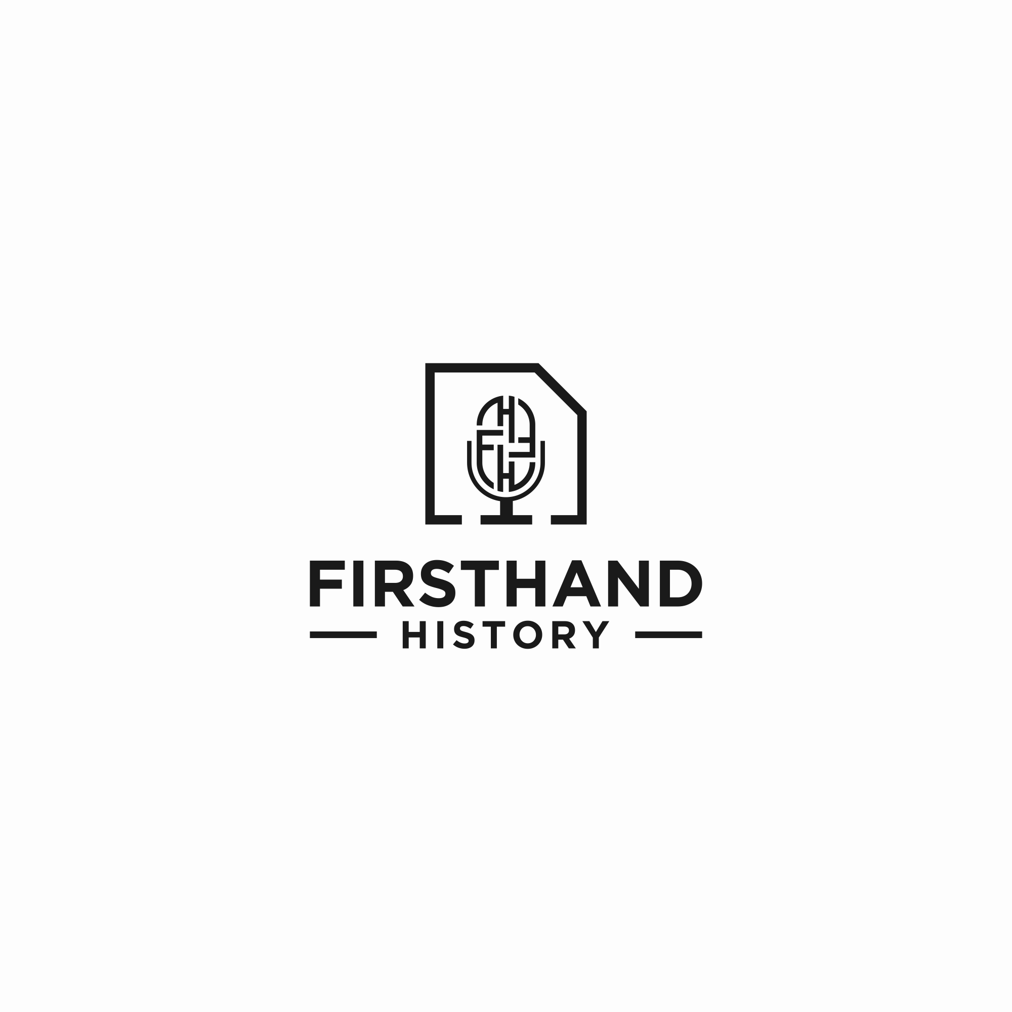 Logo Design for Firsthand History by crysteall | Design #27873846