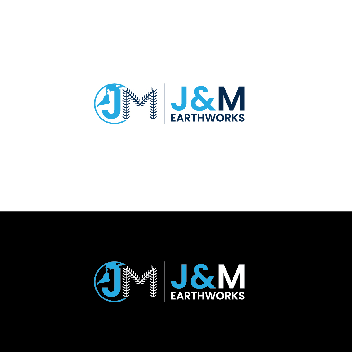 Masculine, Professional, Earth moving Logo Design for J&M EARTHWORKS by ...