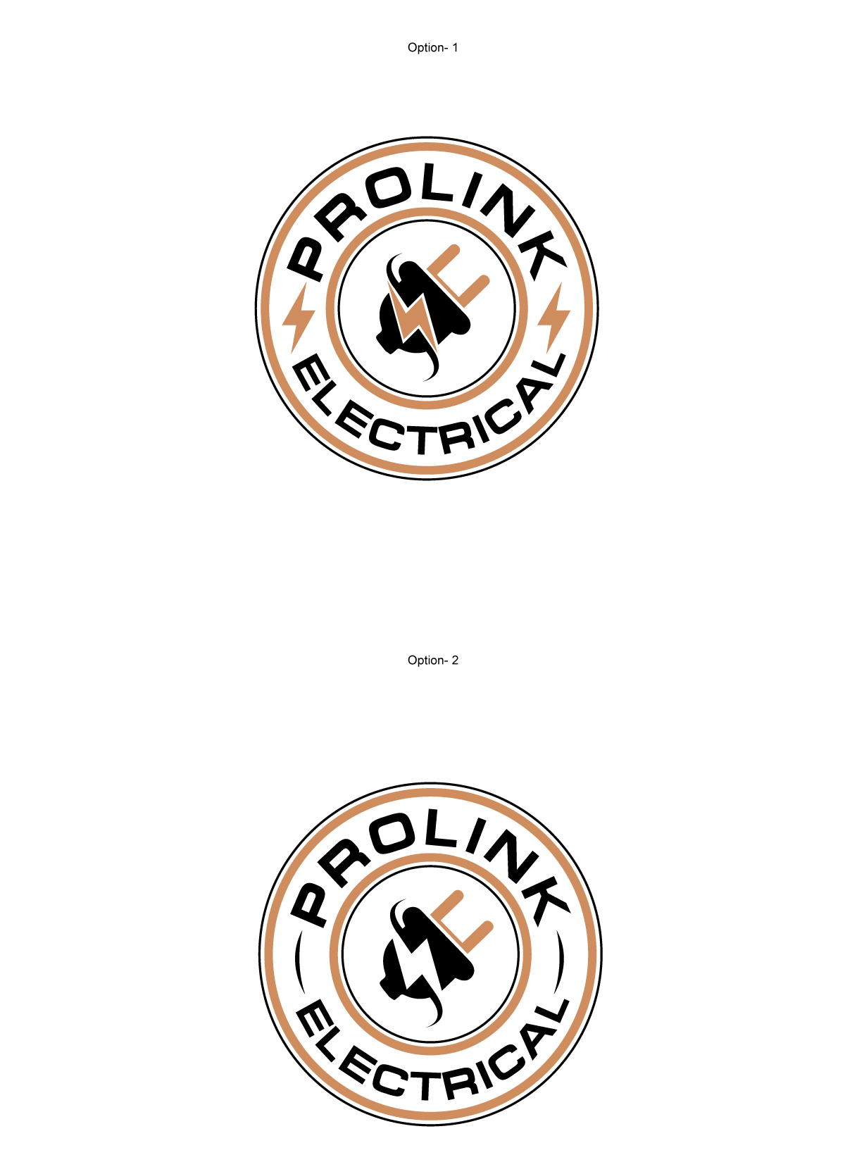 Logo Design for Prolink Electrical by HEAVEN ART | Design #27837679