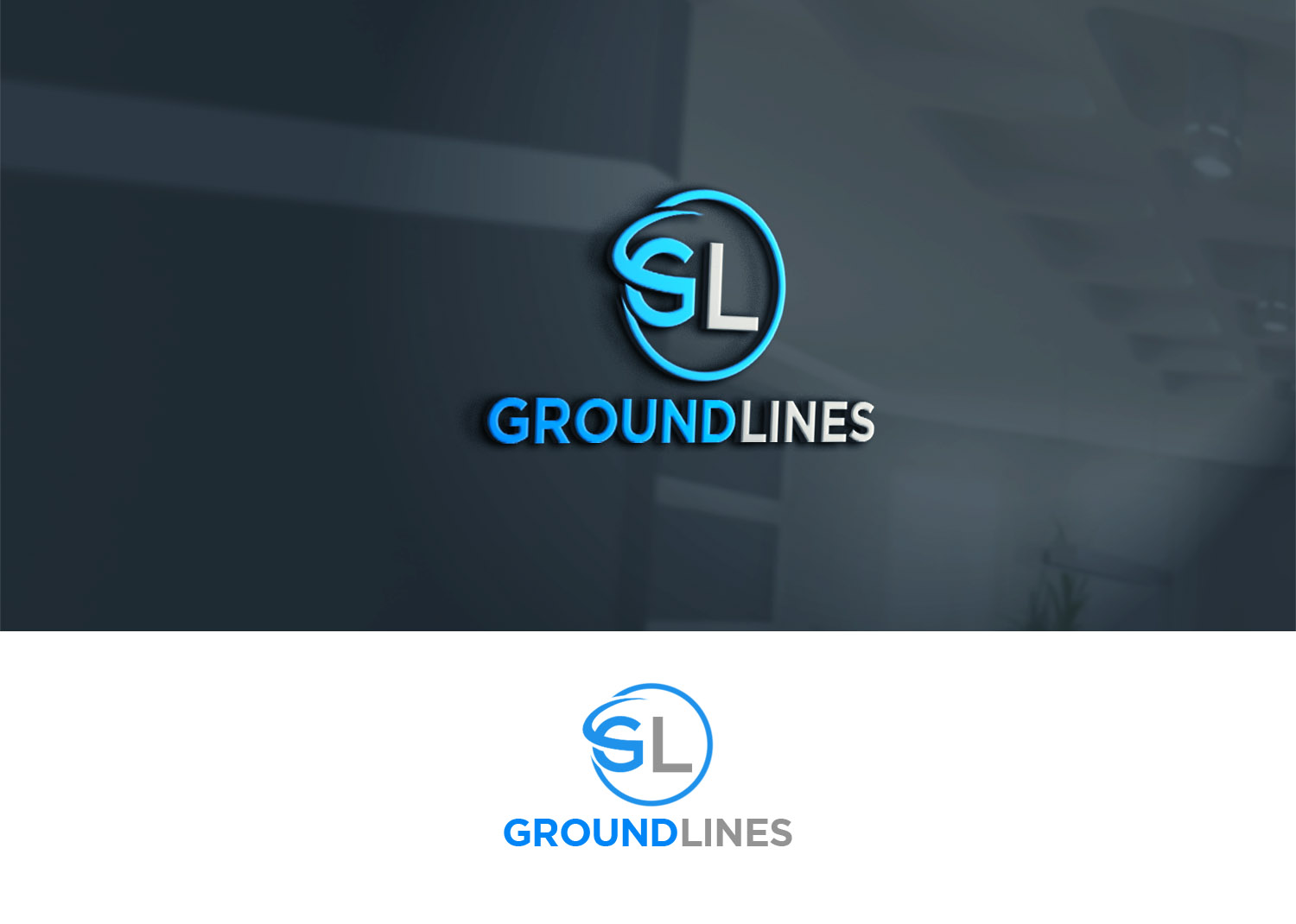 Upmarket, Bold, Logistics Logo Design for groundlines by DubaiArts ...
