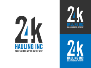 Dump Truck Company | 49 Logo Designs for 24k Hauling Inc "Call 24k and ...