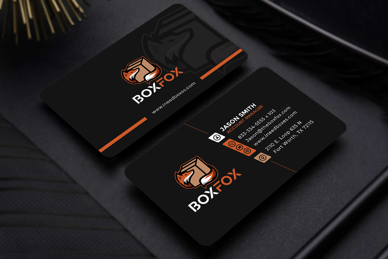 Bold, Serious, Cardboard Business Card Design for a Company by ...