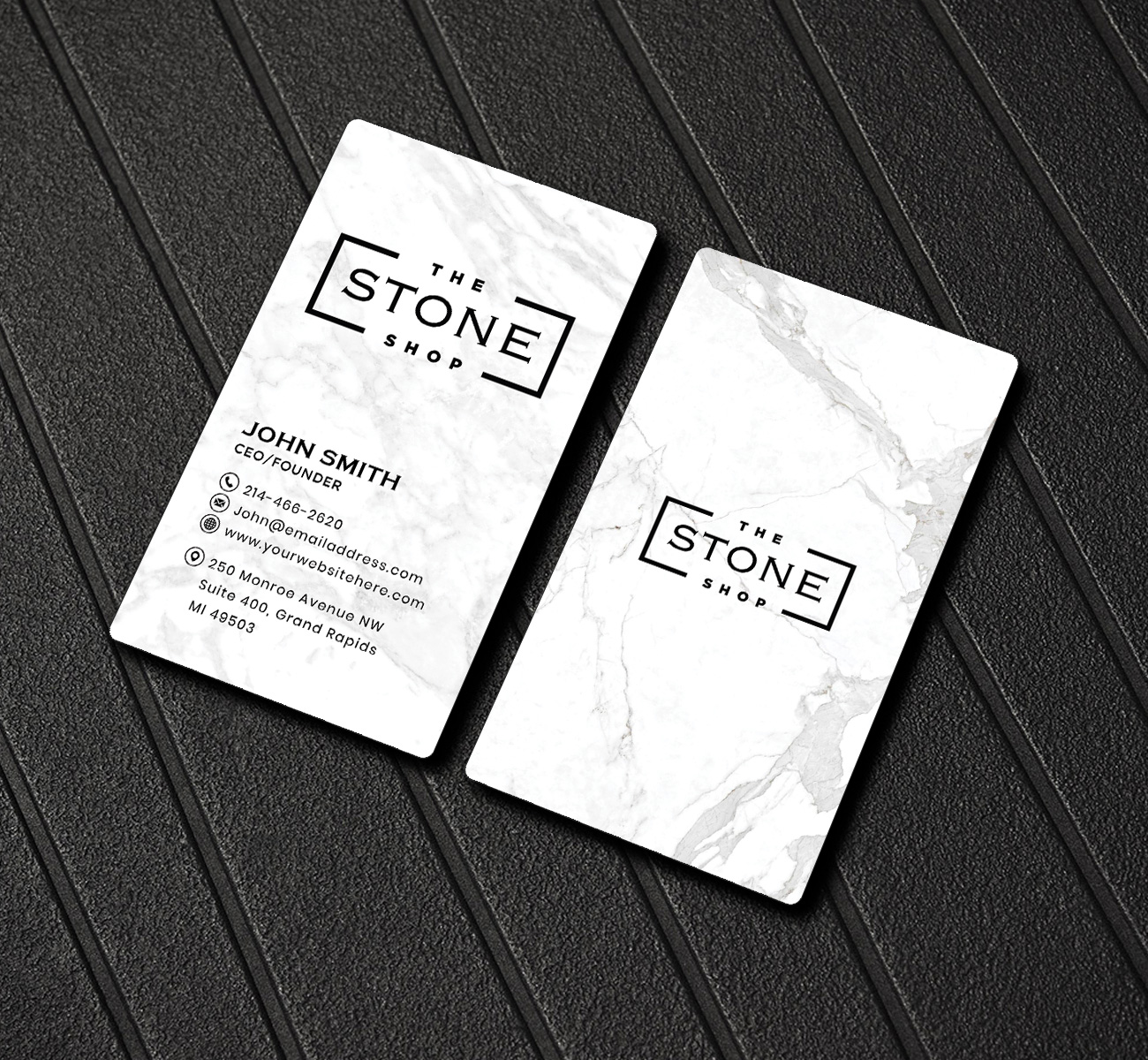Business Card Design for The Stone Shop by Sandaruwan | Design #27851522