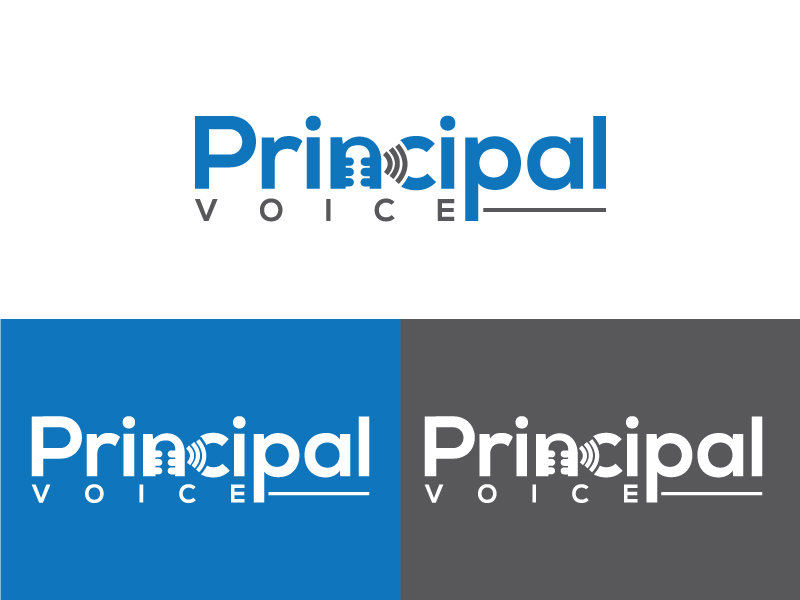 Modern, Professional Logo Design for Principal Voice by design one 2 ...