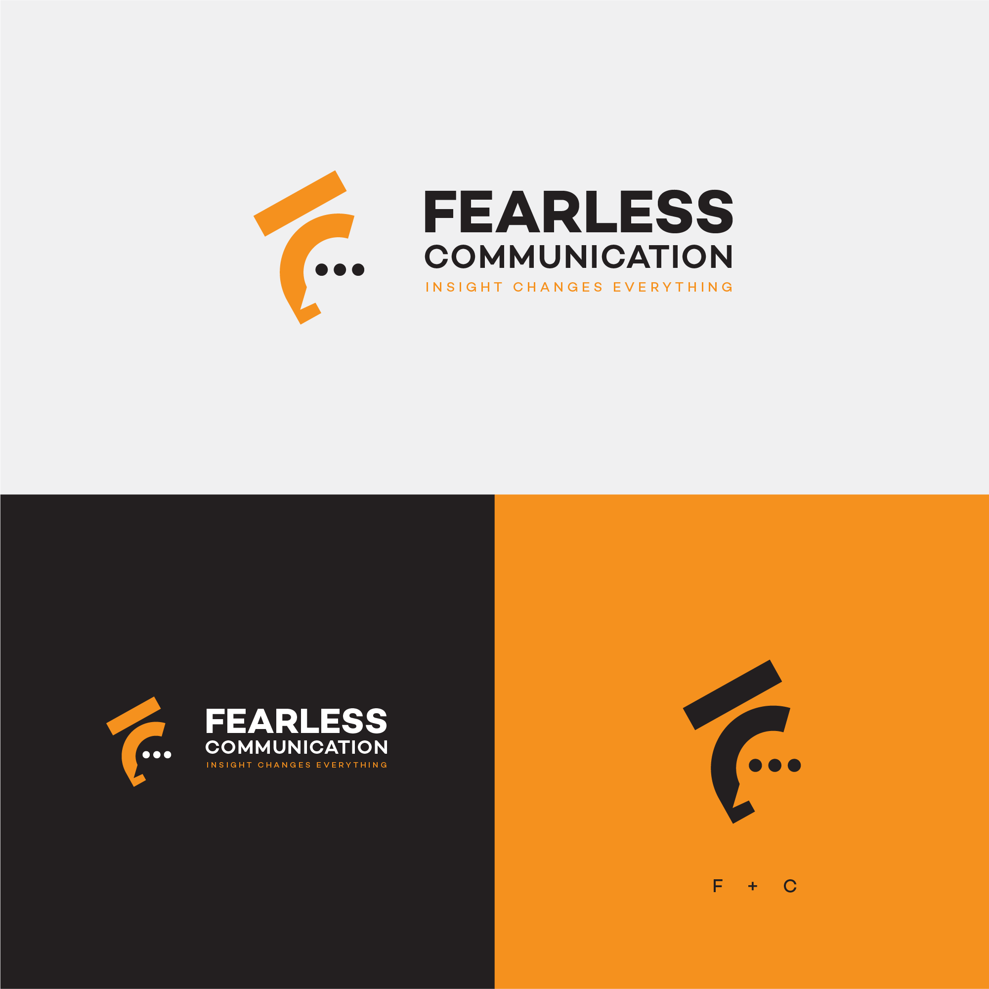 Logo Design for Fearless Communication (would like an option with the ...