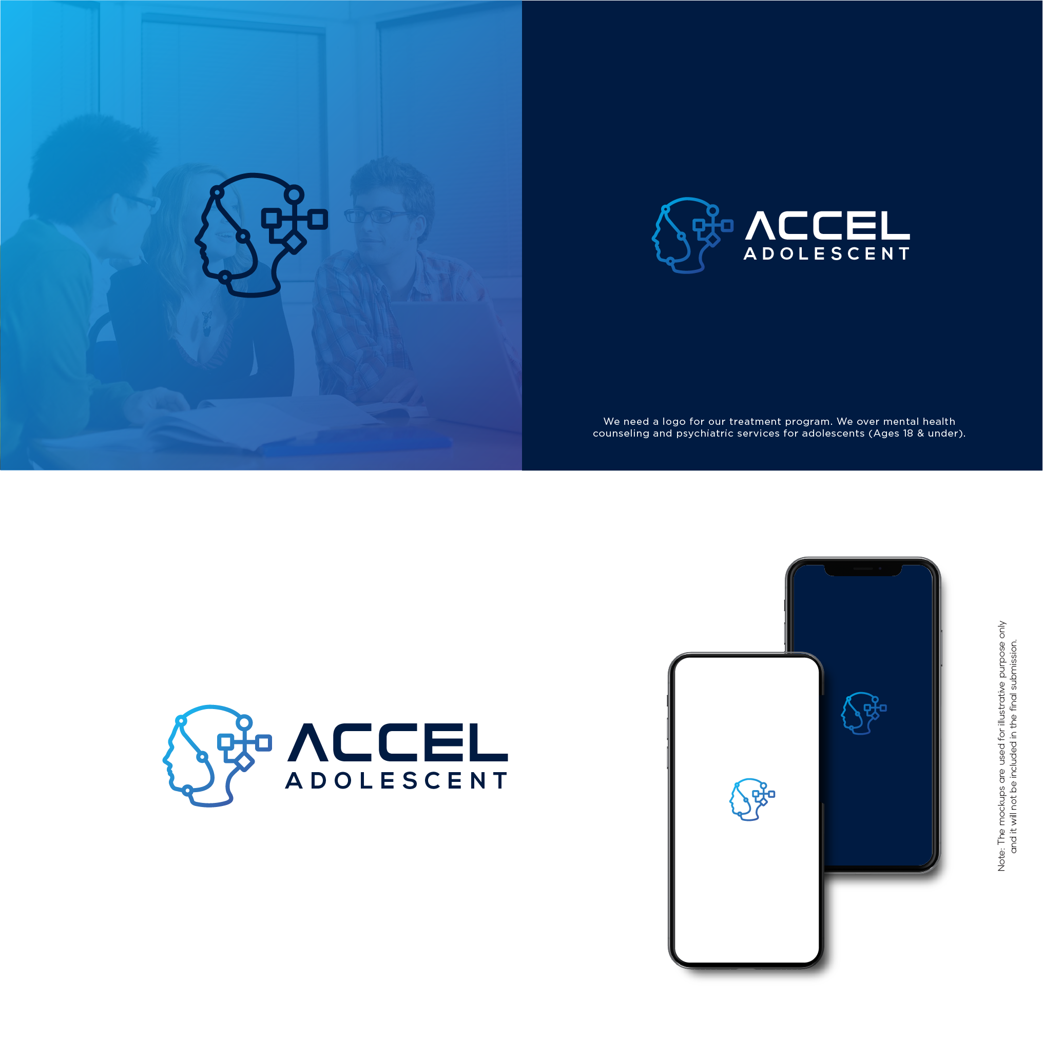 Upmarket, Bold, Healthcare Logo Design for Accel Adolescent by ...