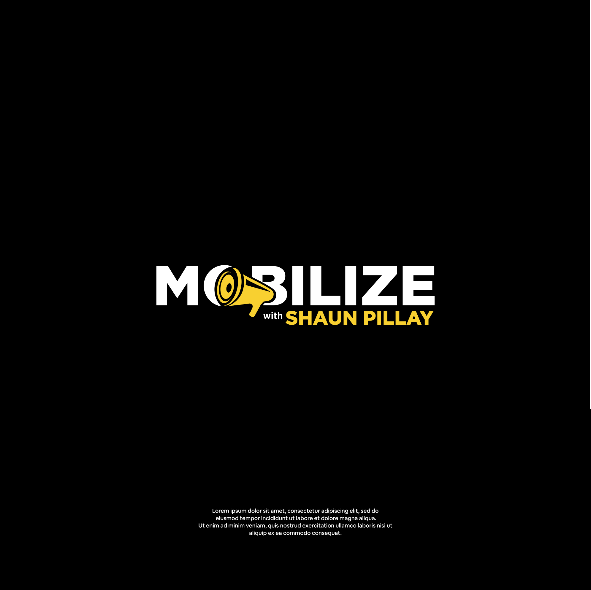 Bold, Serious Logo Design for MOBILIZE with Shaun Pillay by DesignFirst ...
