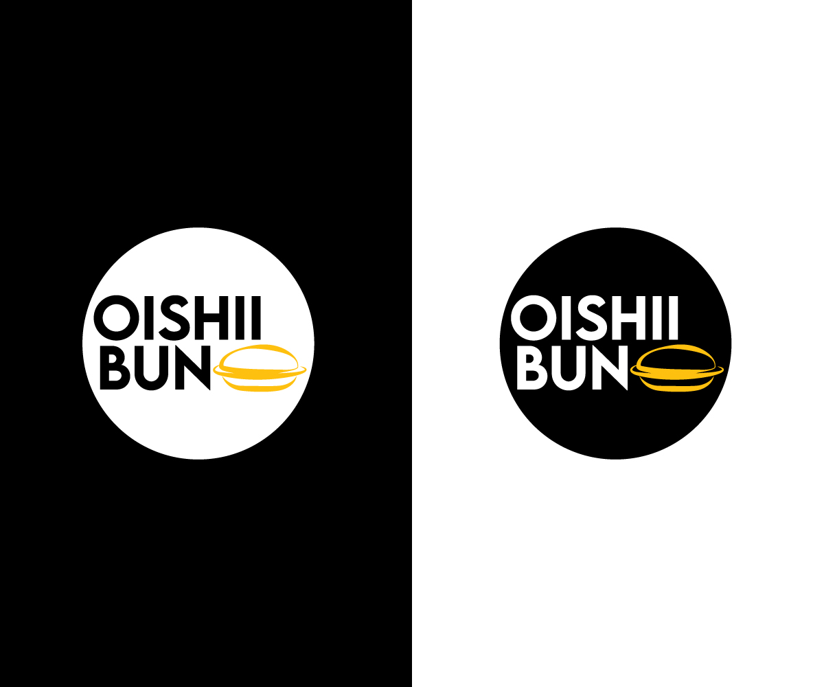 Modern, Professional, Burgers and sandwiches Logo Design for Oishii Bun ...