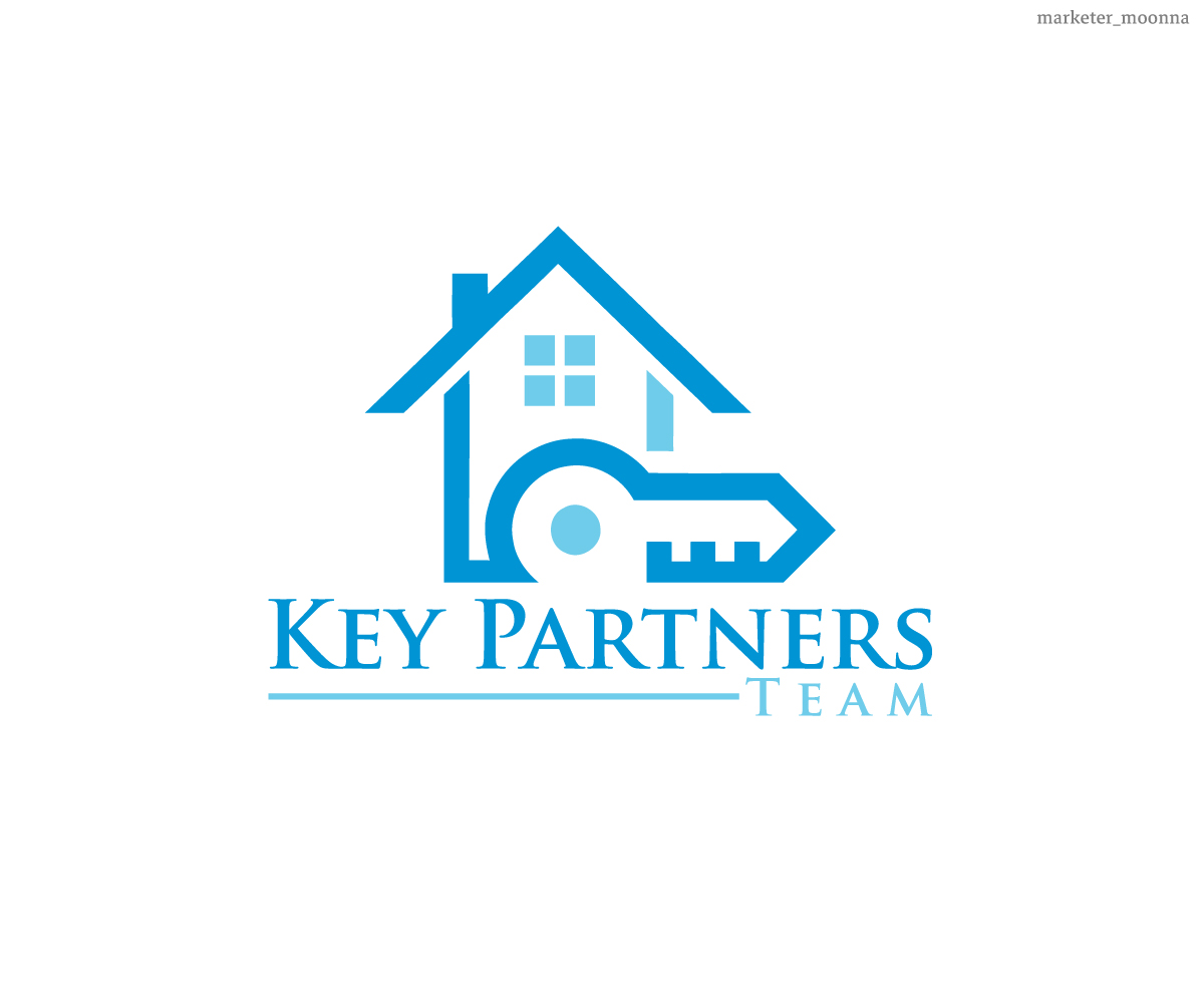 Professional, Upmarket, real estate Logo Design for Key Partners Team ...