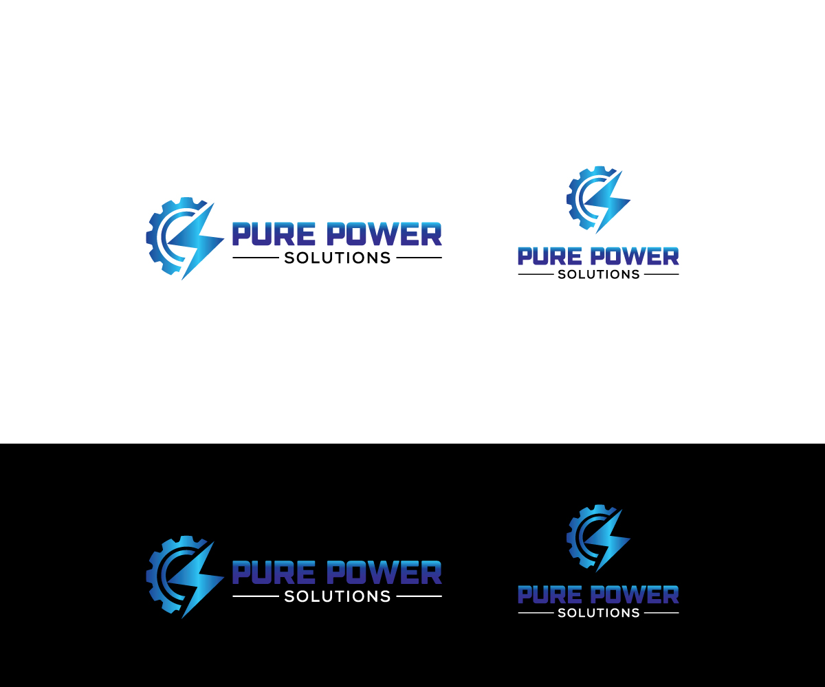 Logo Design for Pure Power Solutions by mouisrachel | Design #27997217