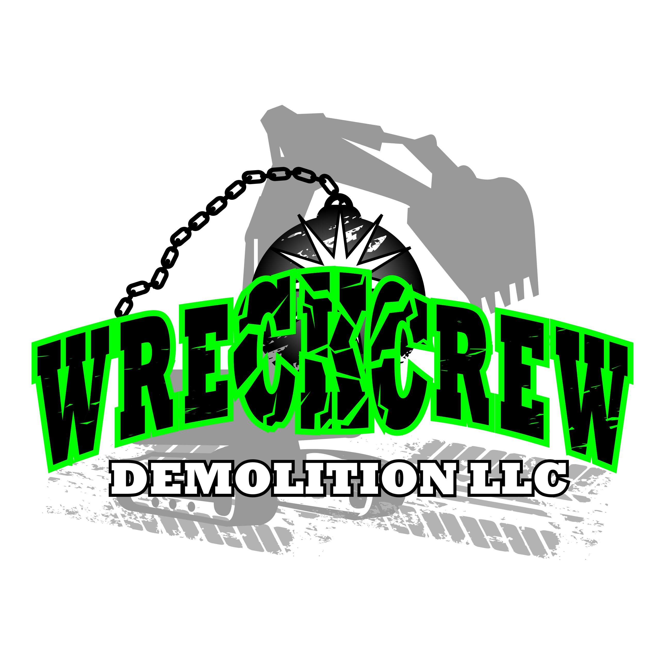 Elegant, Playful Logo Design for Wreckcrew Demolition LLC by Hanif Logo ...