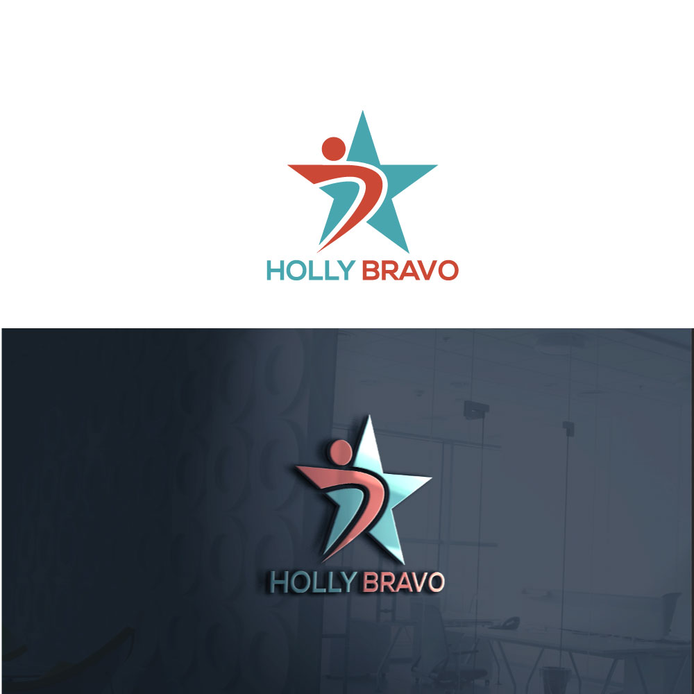 Bold, Modern Logo Design for Holly Bravo (or nothing for just the logo ...
