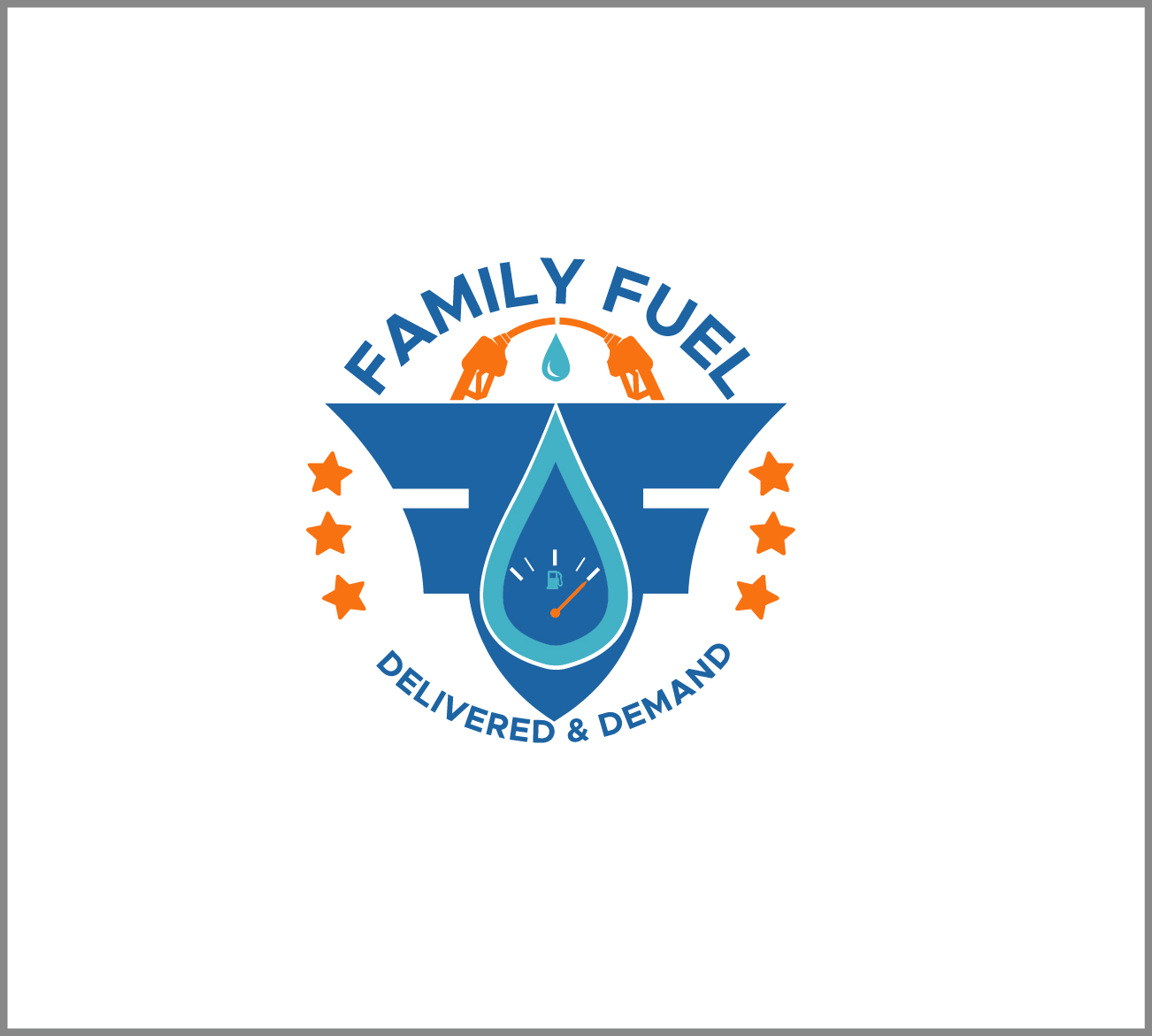 Logo Design for "FF", "Family Fuel", "Delivered On Demand" by opieq ...