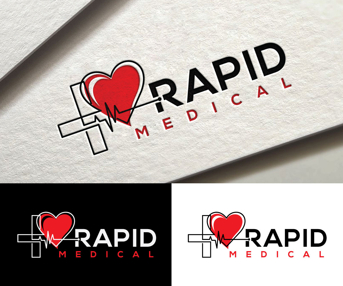 Logo Design for Rapid Medical by Dot Design 3 | Design #27926133