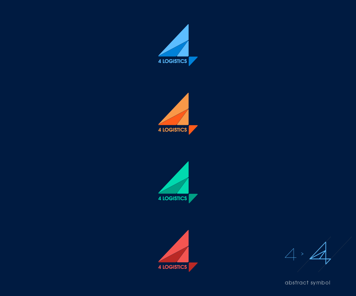 Colorful, Elegant, Transport, storage, logistics Logo Design for 4 ...