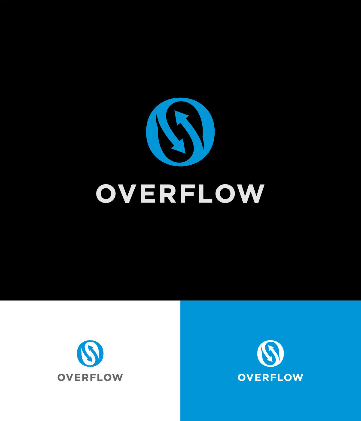 Elegant, Playful, Marketing & Creative Agency Logo Design for Overflow ...