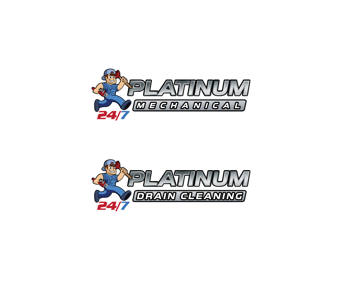 Logo Design for Platinum mechanical by Pixelon Studio | Design #27953556