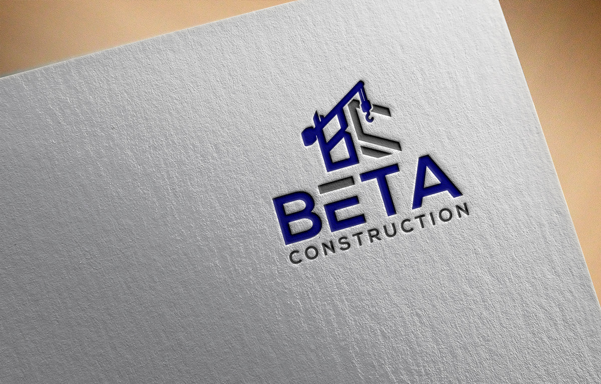 Logo Design for Beta Construction by Gemi Desinger | Design #27969755